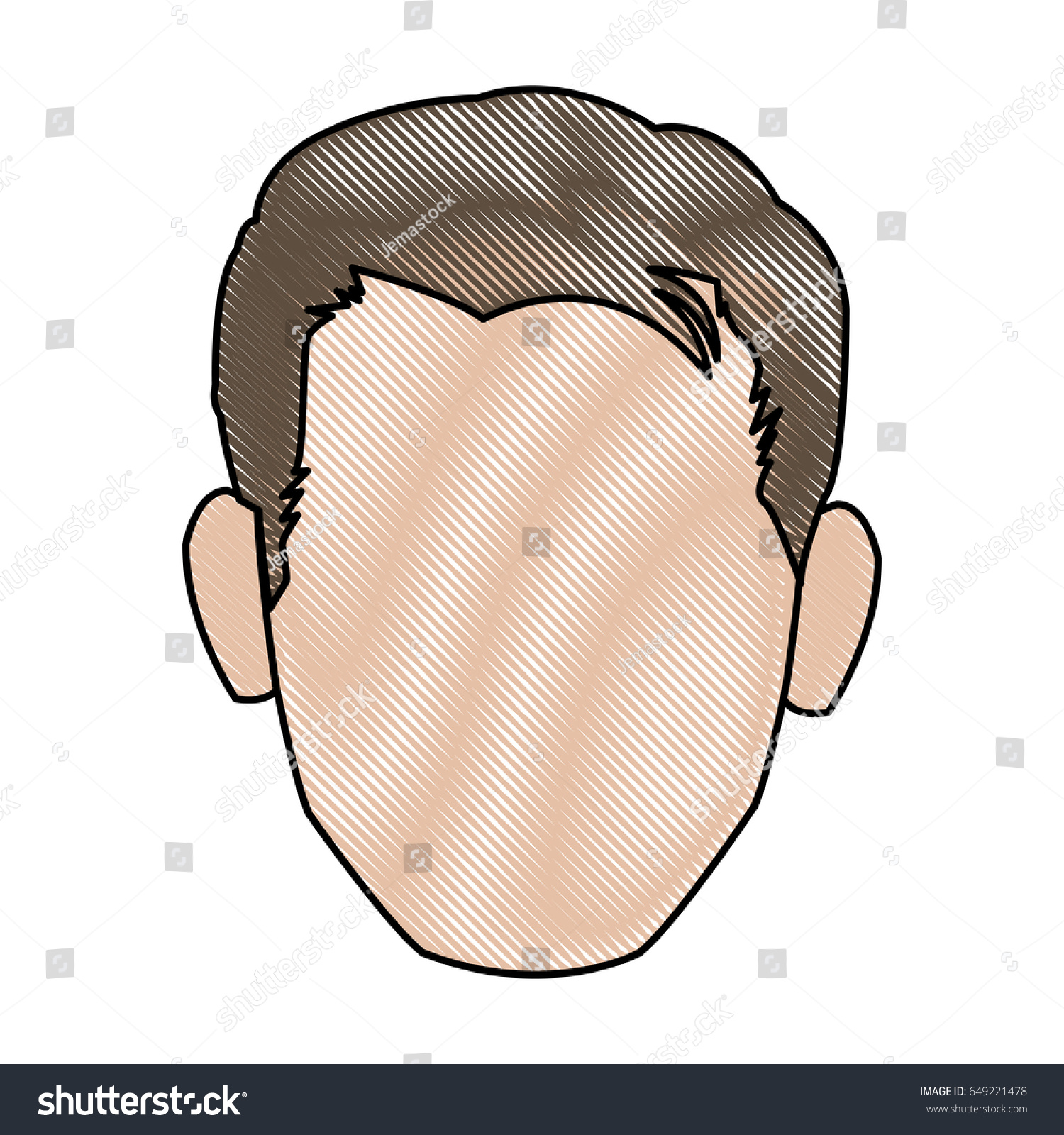 Character Man Face Comic Pop Art: vector de stock (libre de regalías ...