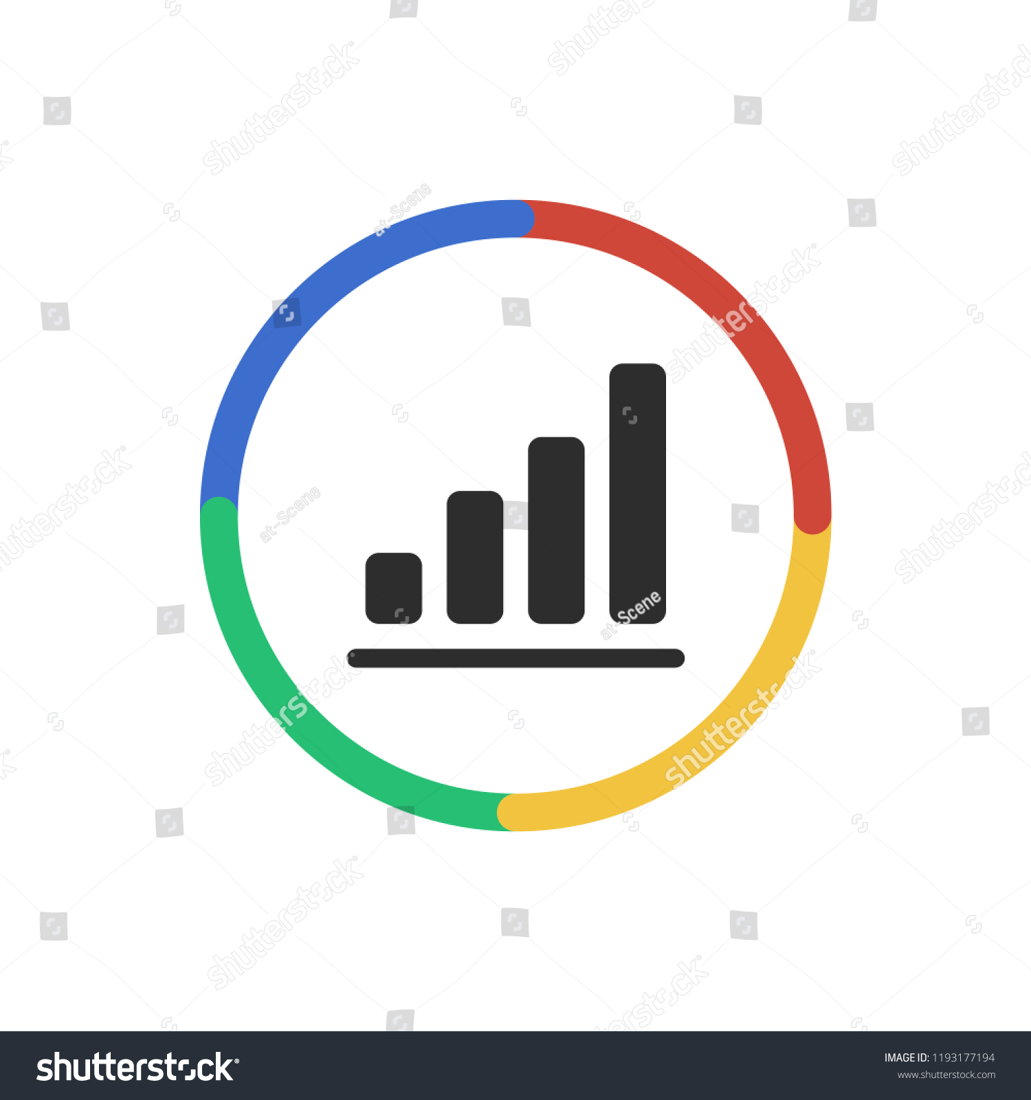 Chart App Icon Stock Vector (Royalty Free) 1193177194 | Shutterstock