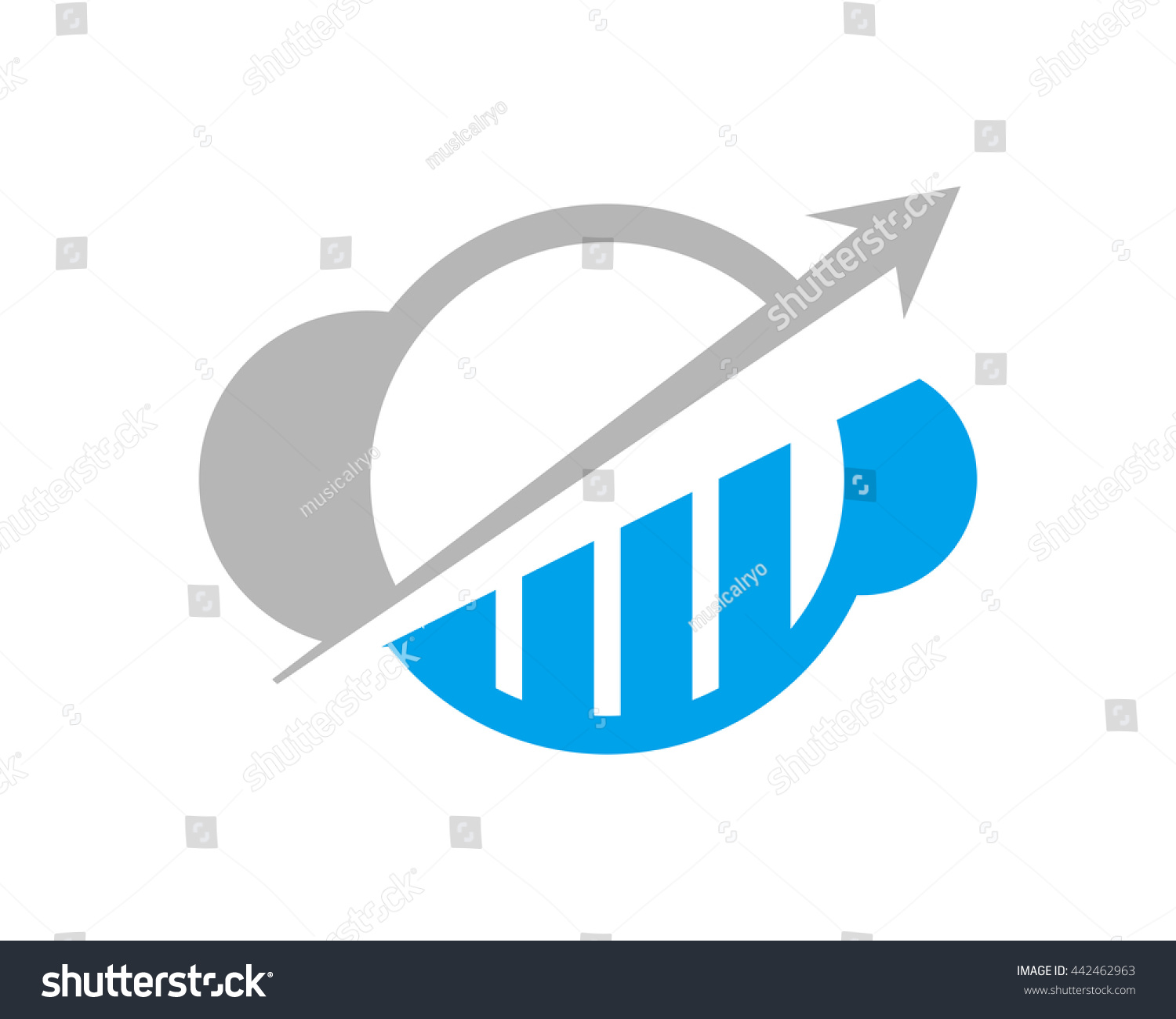 Chart Cloud Graph Diagram Image Vector Stock Vector (Royalty Free ...