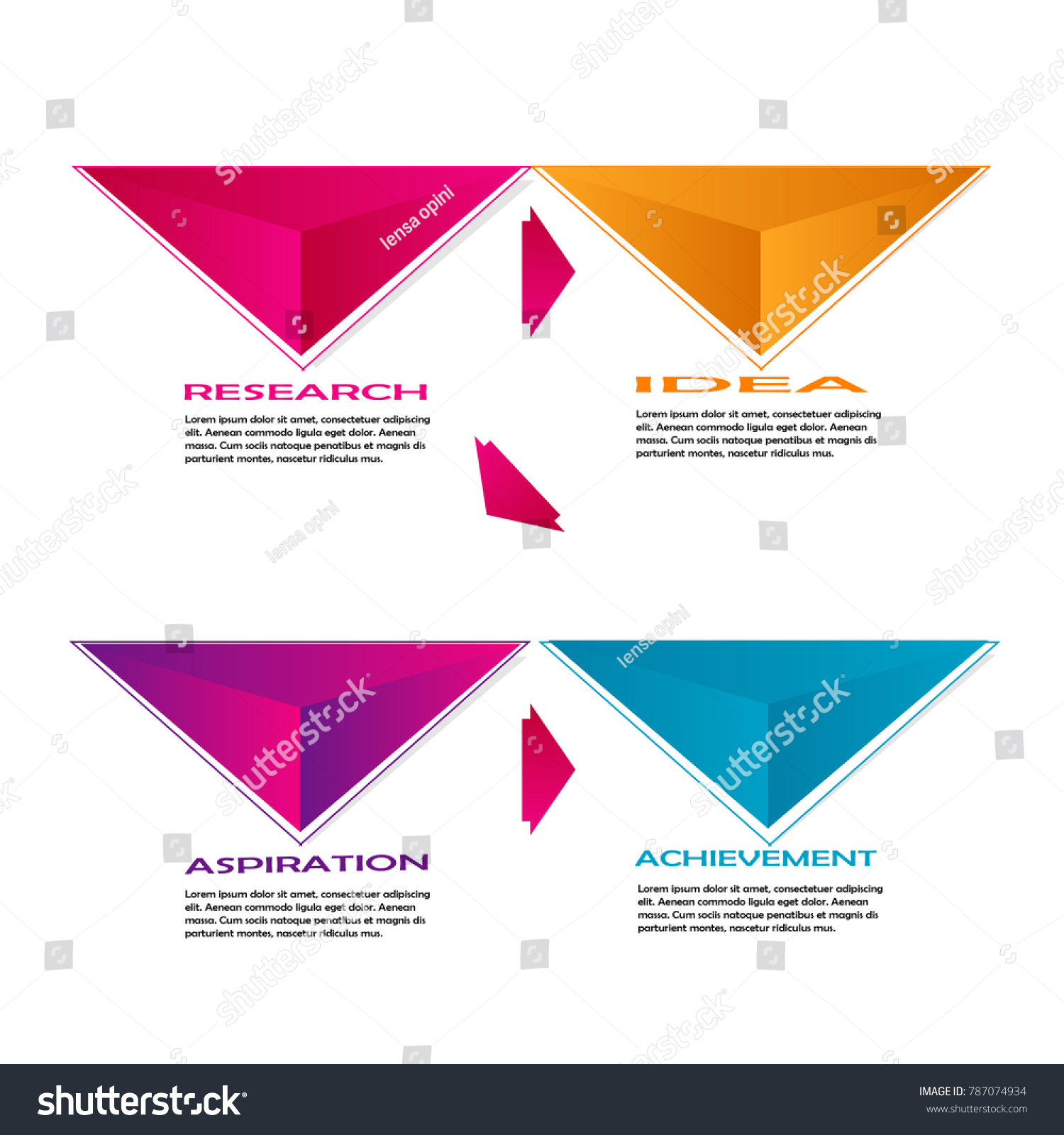 Chart Data Element Vector Infographic Isolated Stock Vector (Royalty ...