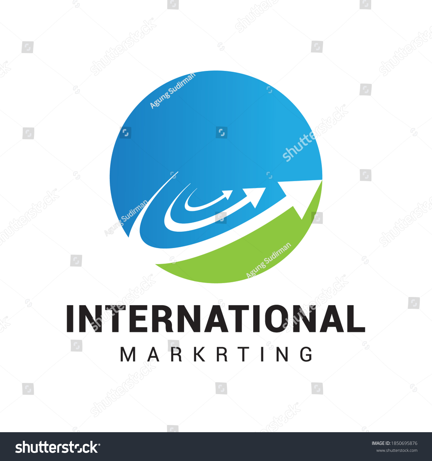 Chart Marketing Arrow Logo Icon Vector Stock Vector (Royalty Free ...