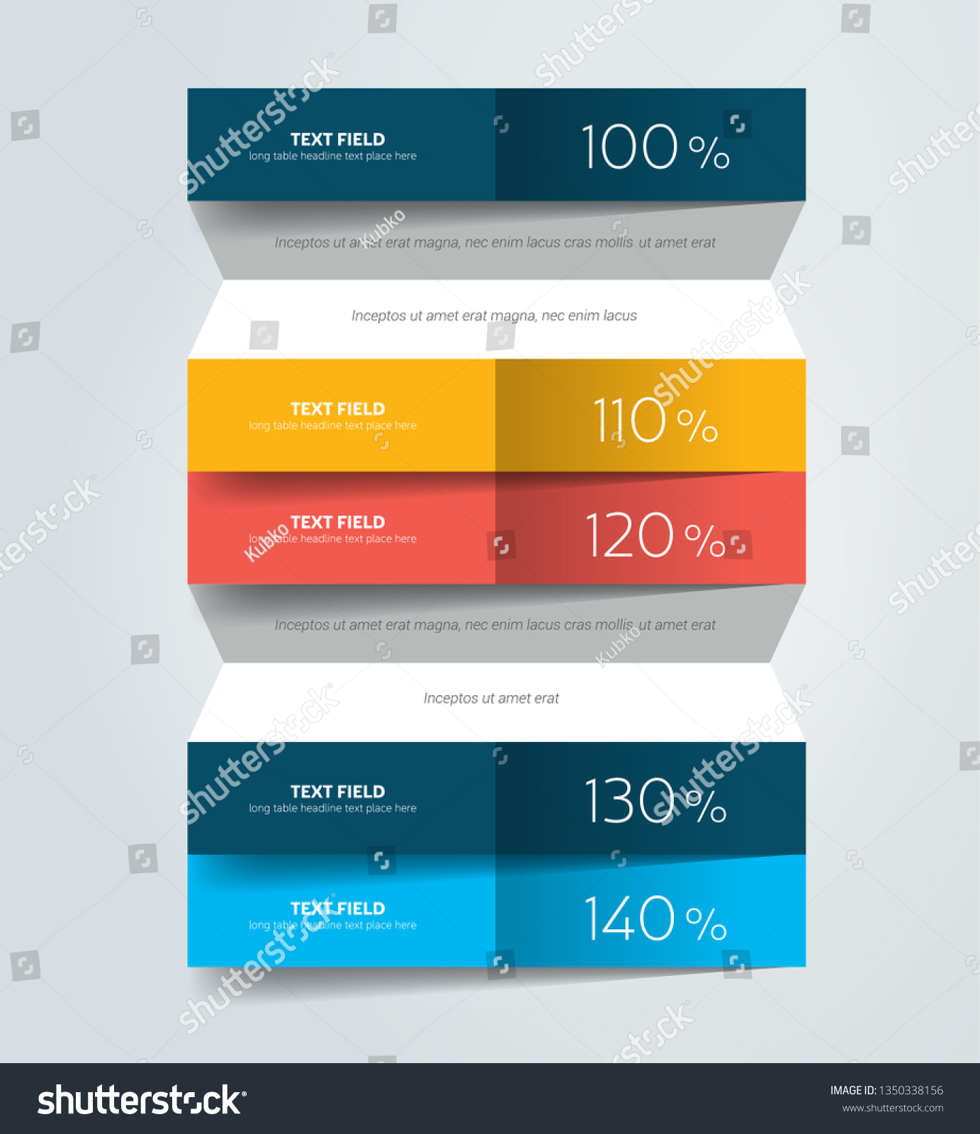 Chart Schedule Design Template Vector Banner: vector de stock (libre de ...