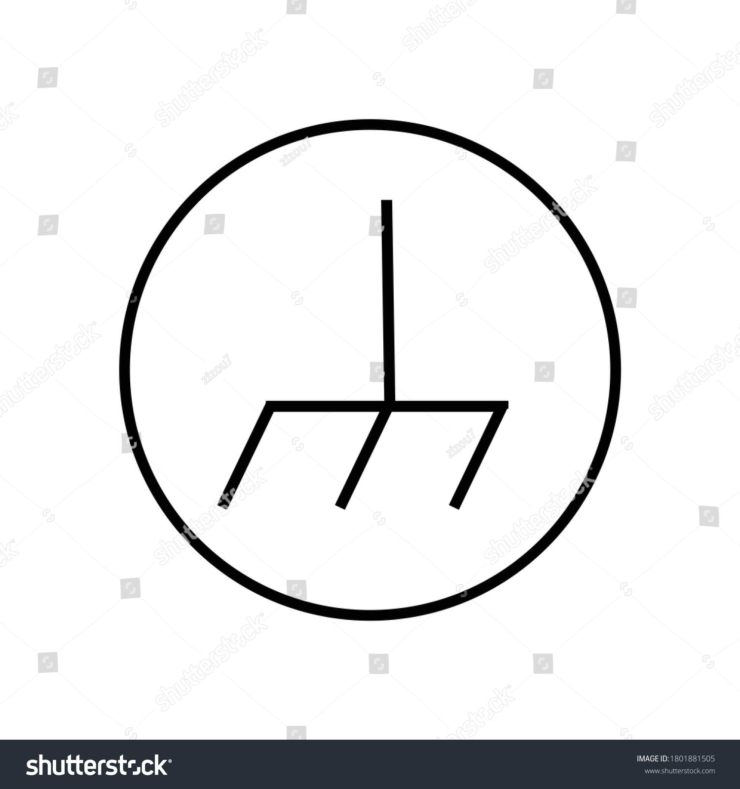 Chassis Ground On White Background Stock Vector (Royalty Free ...