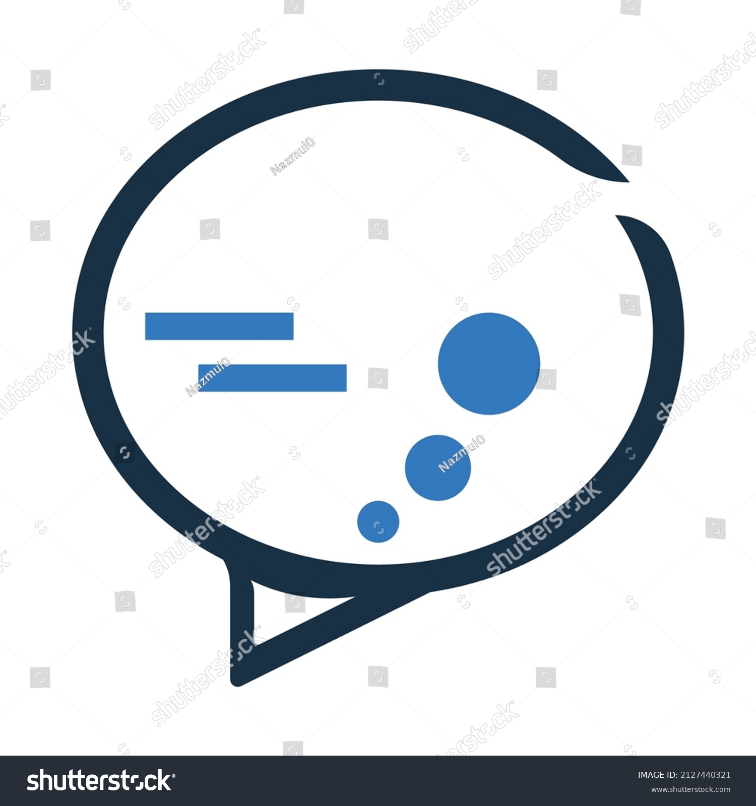Chat Comment Box Icon Stock Vector (Royalty Free) 2127440321 | Shutterstock