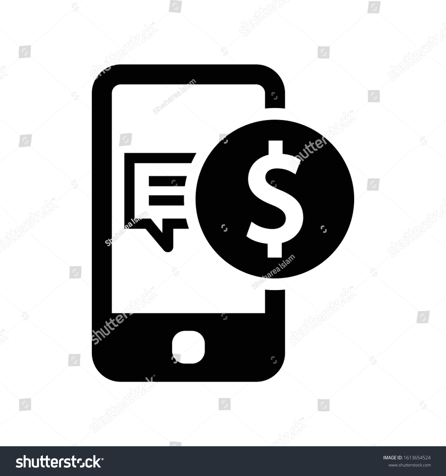 Check Balance Icon Vector Graphics Stock Vector (Royalty Free) 1613654524