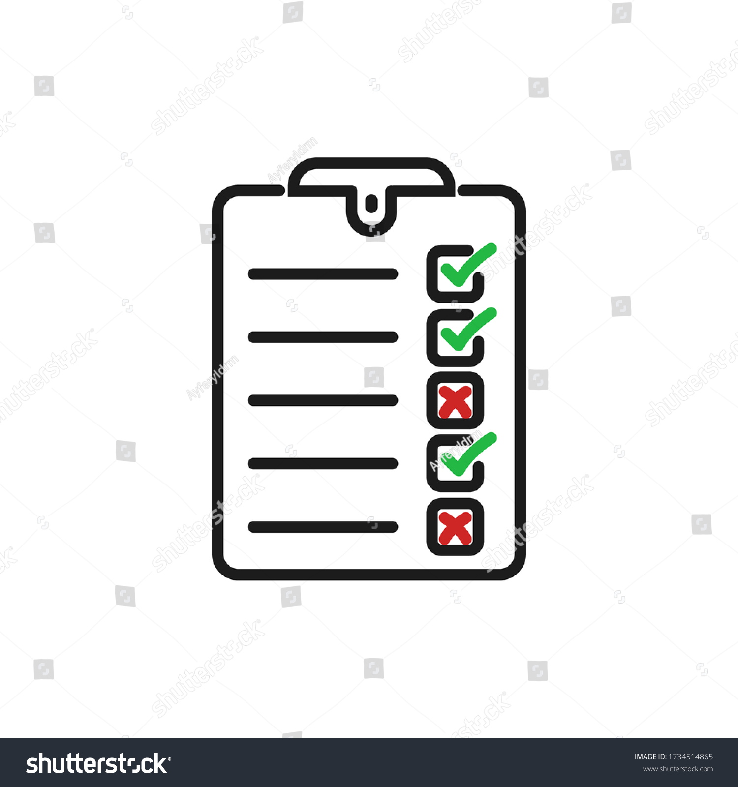 Check List Flat Icon Vector Illustration Stock Vector (Royalty Free ... Check List Flat Icon Vector Illustration Stock Vector (Royalty Free ...
