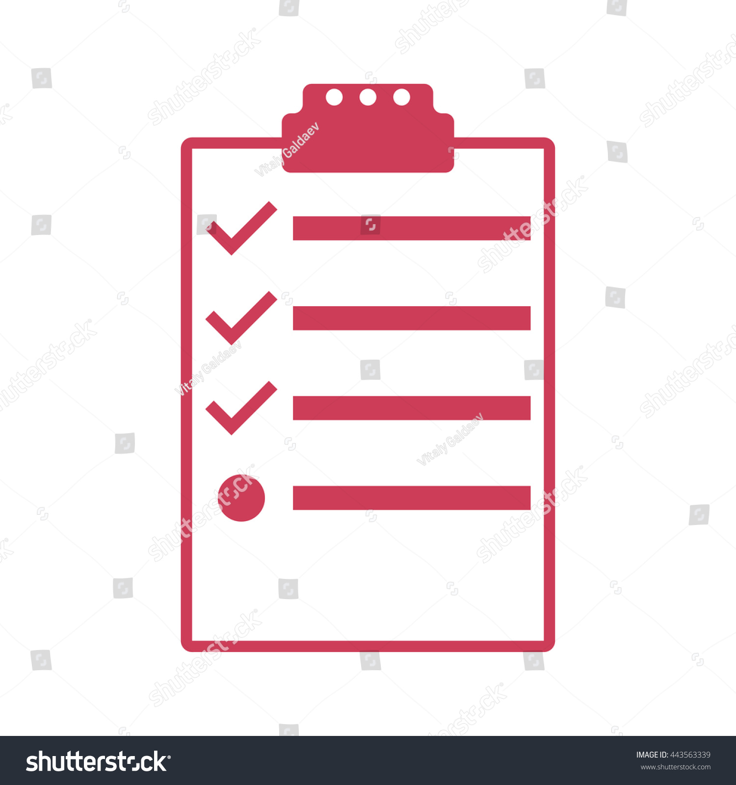 Check List Icon: เวกเตอร์สต็อก (ปลอดค่าลิขสิทธิ์) 443563339 | Shutterstock