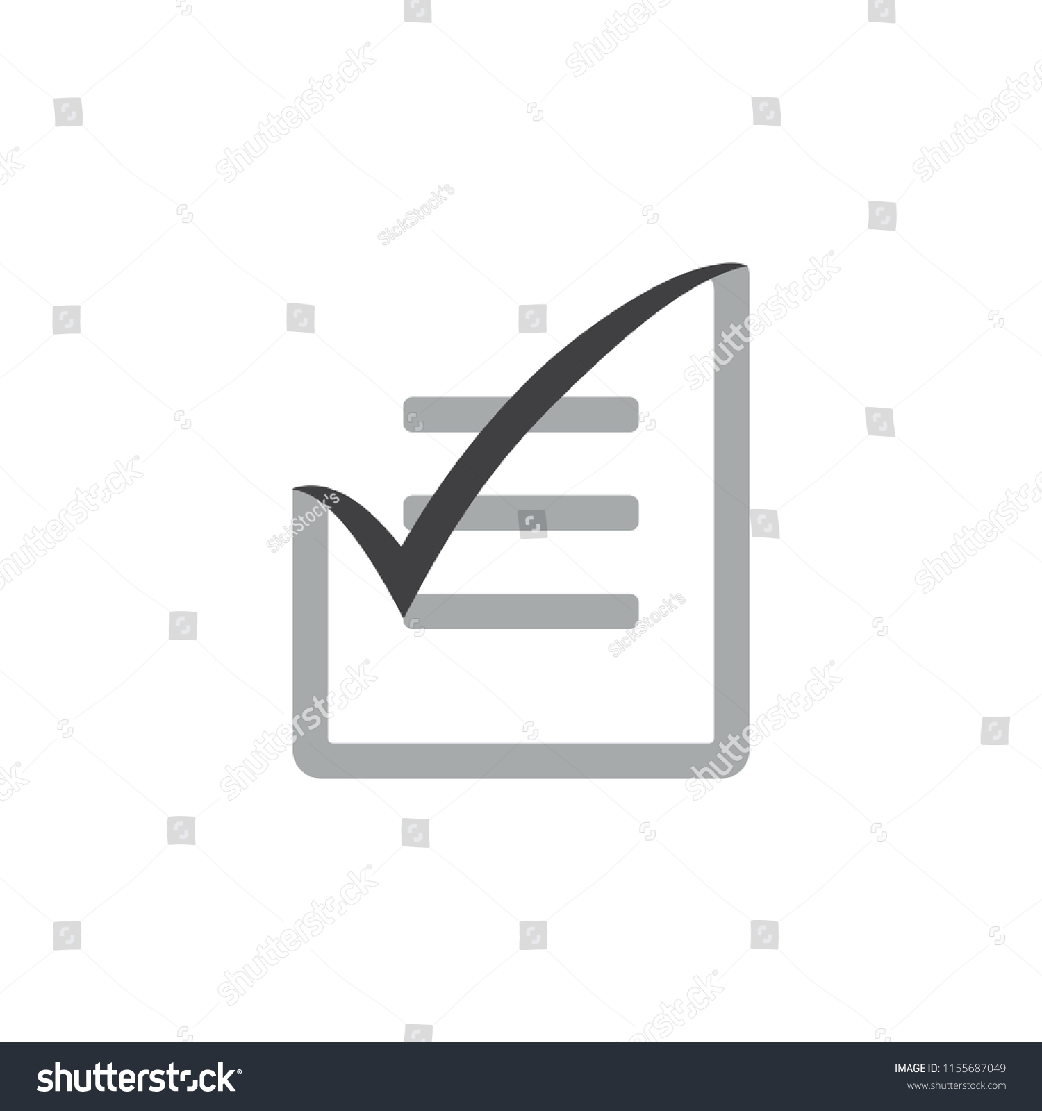 Check List Symbol Logo Vector: vetor stock (livre de direitos ...