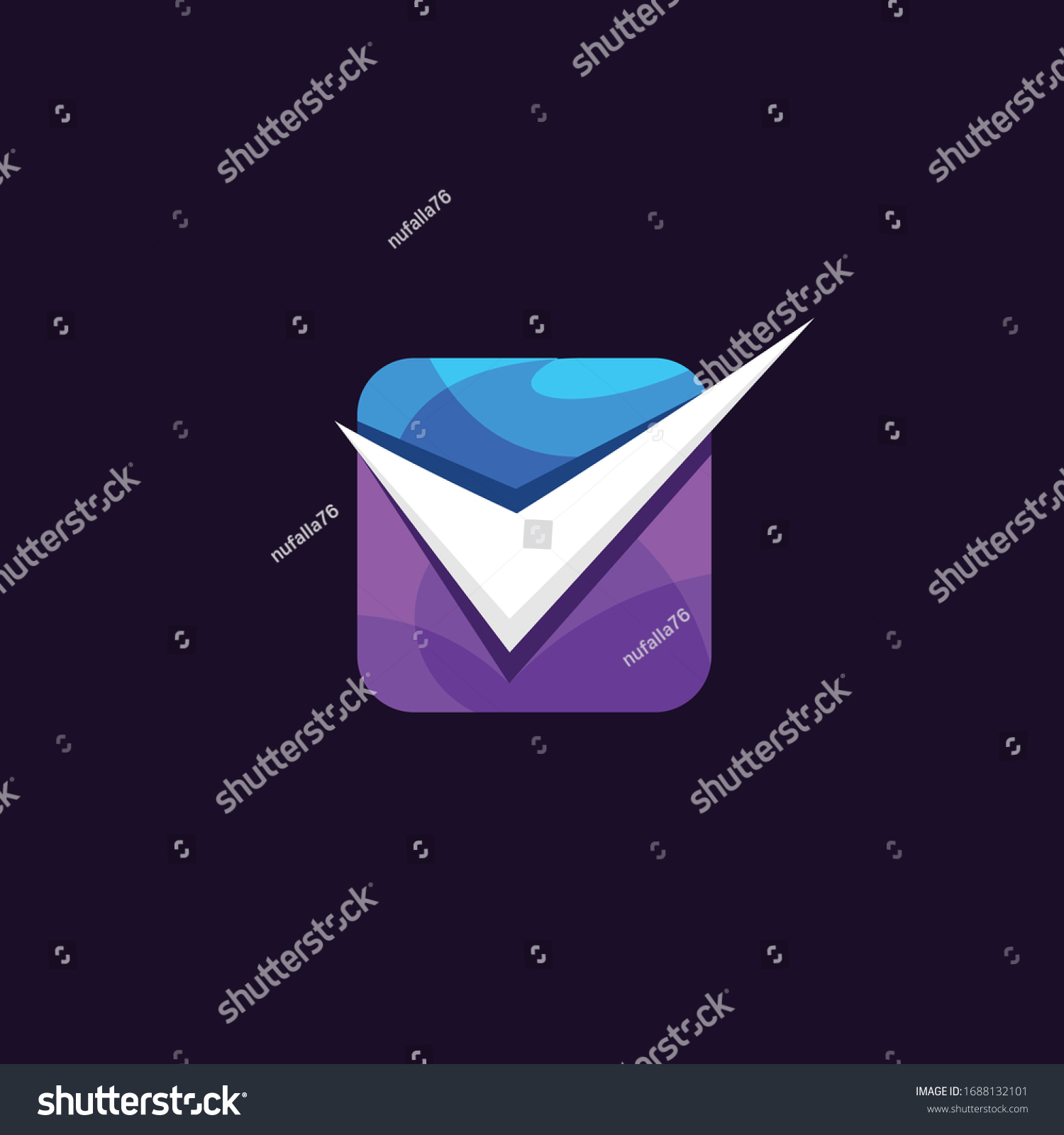 Check Logo Design Vector Illustration Stock Vector (Royalty Free ...