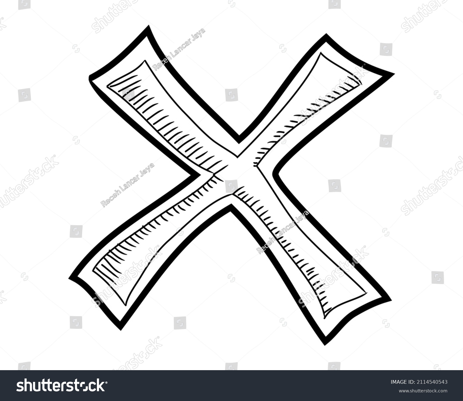 Check Mark Wrong Mark Tick Pass Stock Vector (Royalty Free) 2114540543