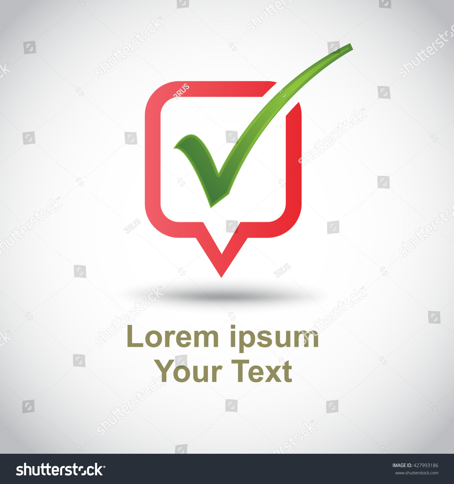 Check Mark Design Template Icon: เวกเตอร์สต็อก (ปลอดค่าลิขสิทธิ์ ...