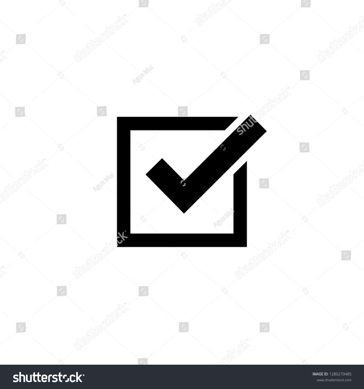 Check Mark Icon Check Mark Symbol 库存矢量图（免版税）1280270485 | Shutterstock