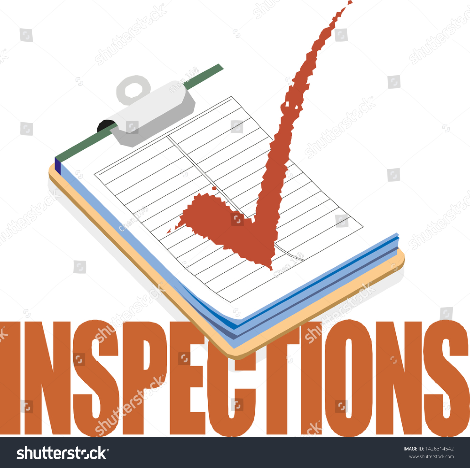 Check Mark Icon Blank Form Document Stock Vector (Royalty Free ...