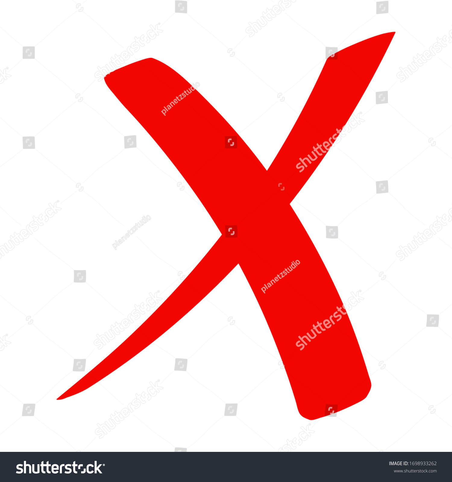 Vektor Stok Check Mark Icon Red Cross Flat (Tanpa Royalti) 1698933262 ... Vektor Stok Check Mark Icon Red Cross Flat (Tanpa Royalti) 1698933262 ...