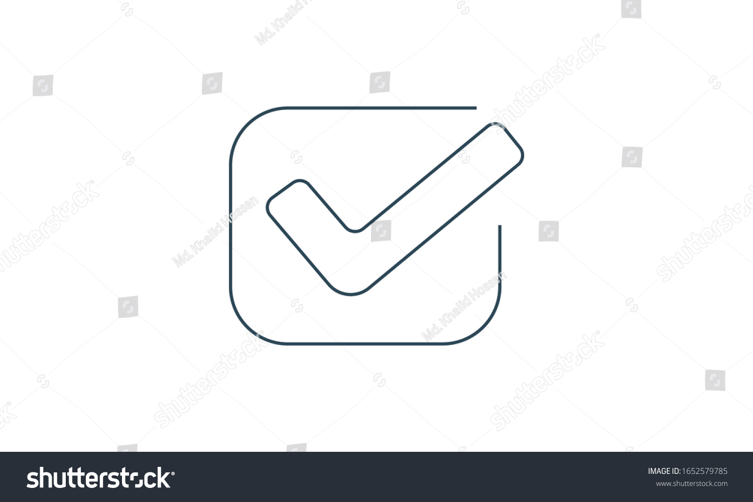 Comprobar imagen vectorial de símbolo de: vector de stock (libre de ...