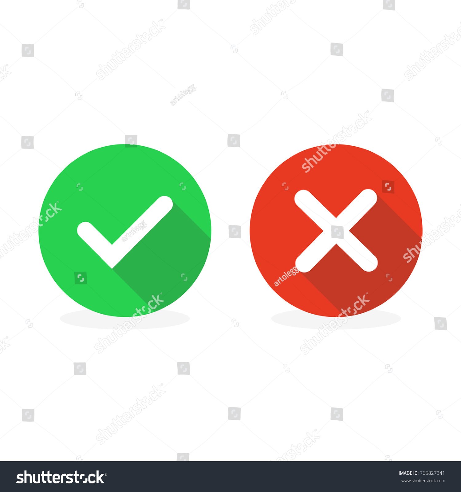 Check Mark Icons Vector Illustration Stock Vector (Royalty Free ...