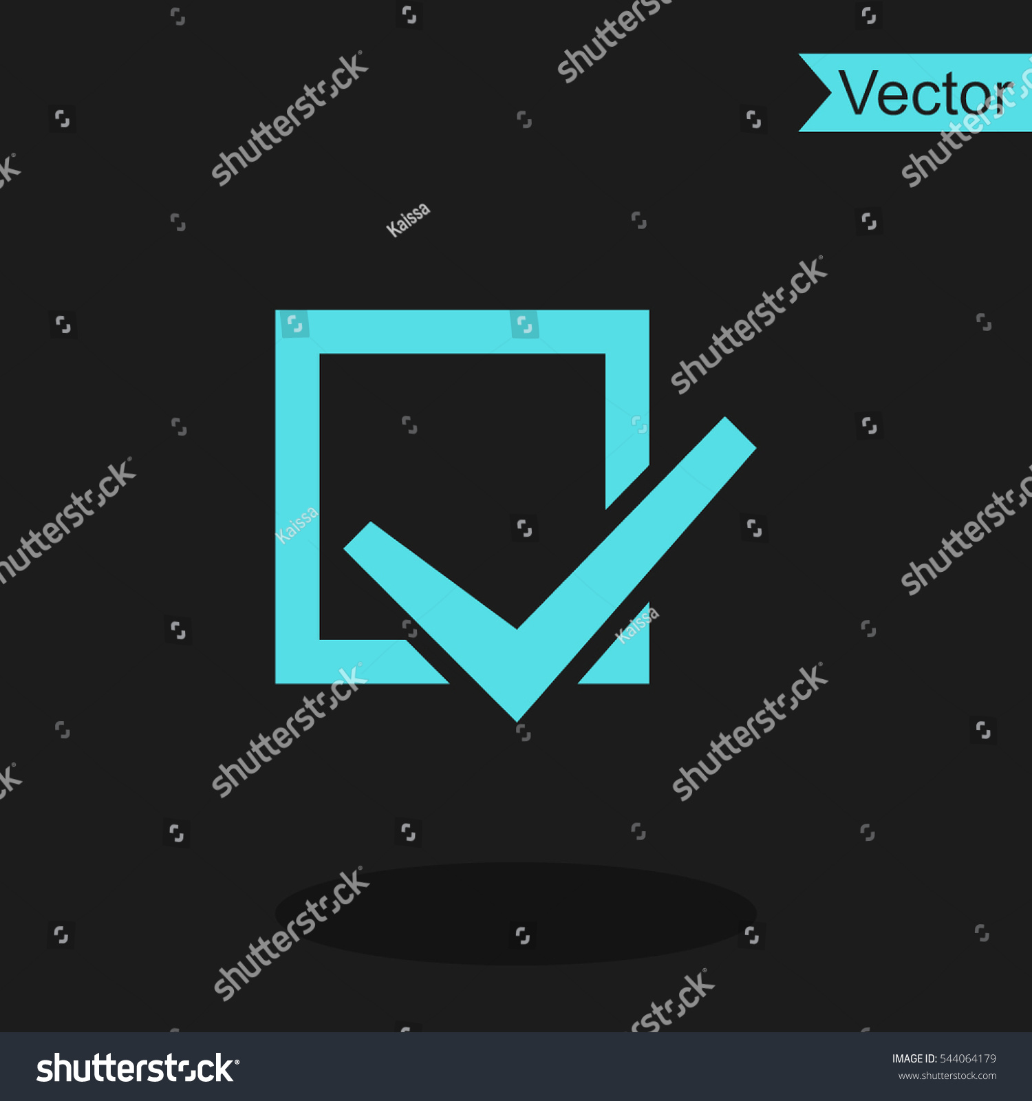 Check Mark Symbol Stock Vector (Royalty Free) 544064179 | Shutterstock