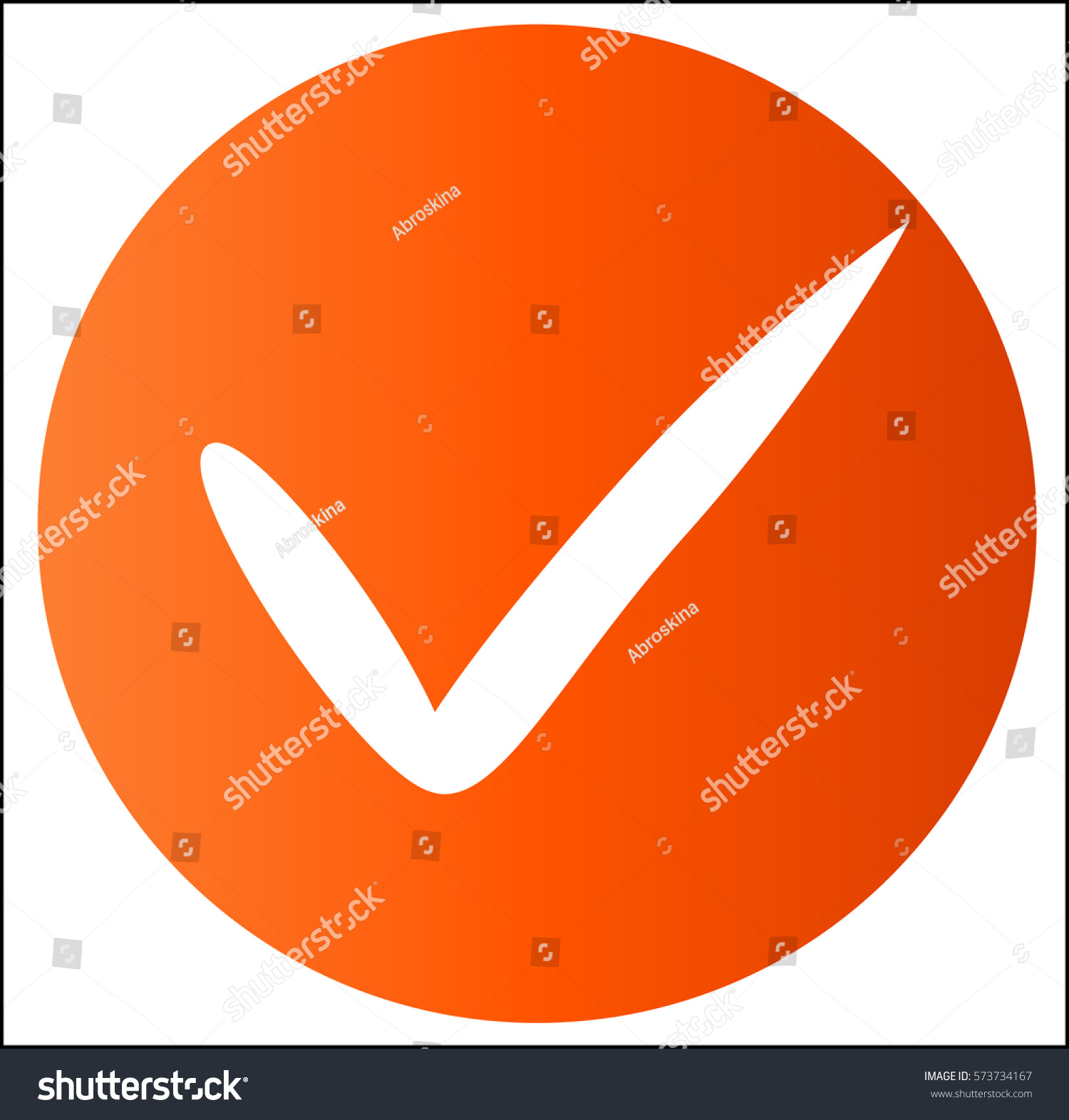 Check Mark Symbol Stock Vector (Royalty Free) 573734167 | Shutterstock