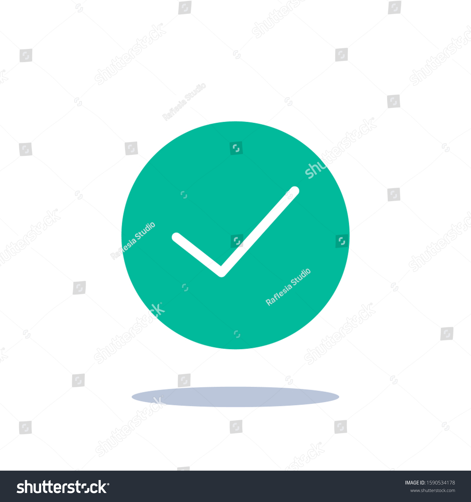 Check Mark Vector Ok Vector Icon: vector de stock (libre de regalías ...