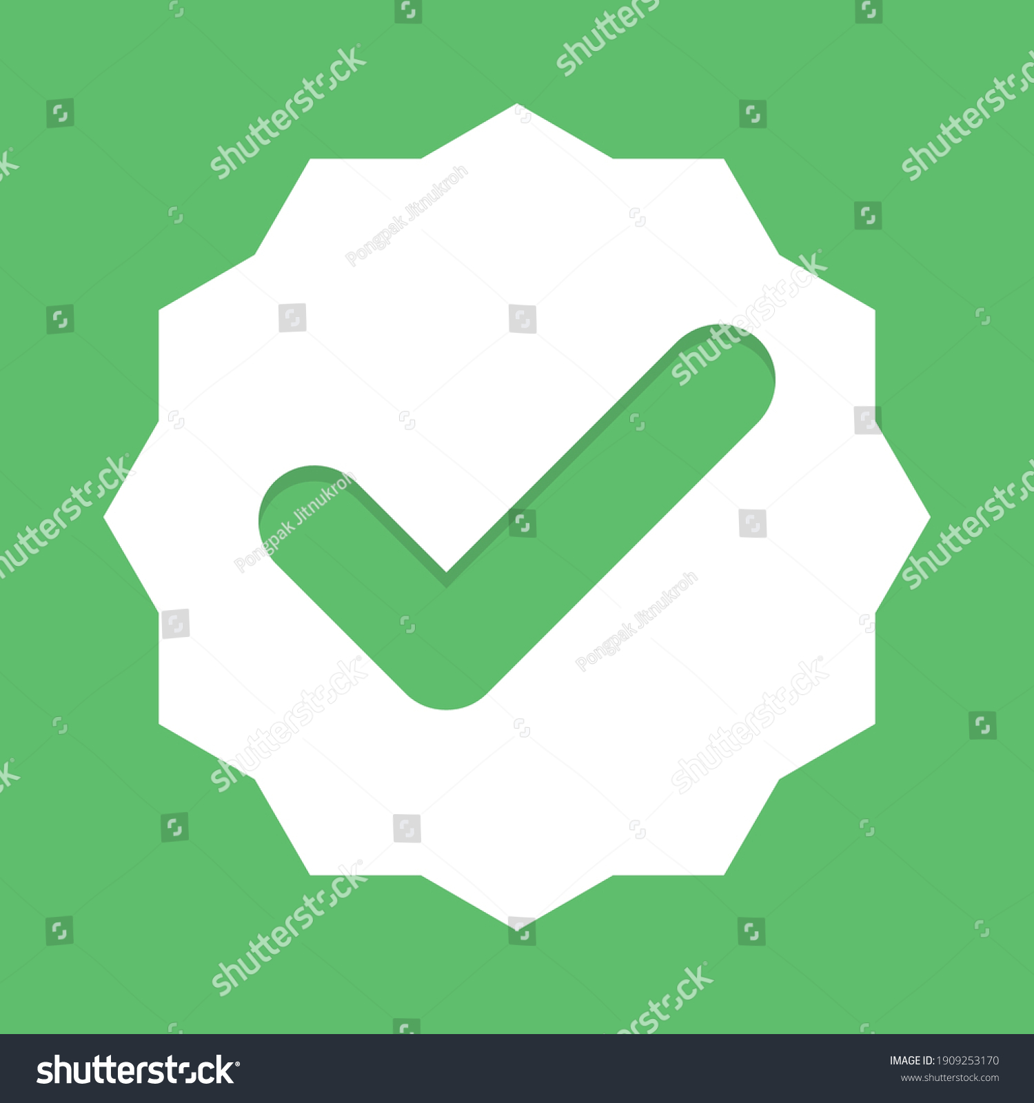 Check Marks Tick Marks Accepted Approved Stock Vector (Royalty Free ...