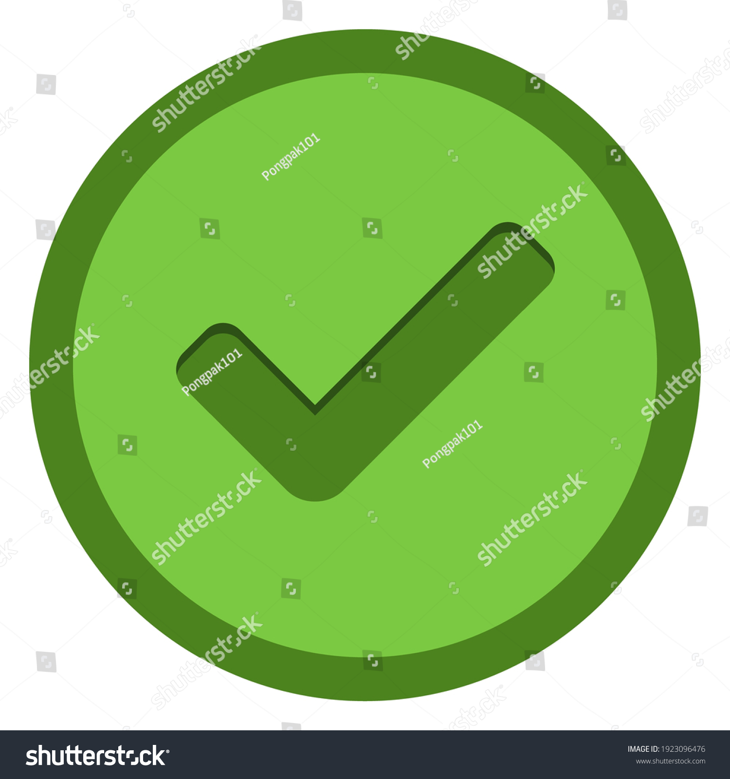 Check Marks Tick Marks Accepted Approved Stock Vector (Royalty Free ...