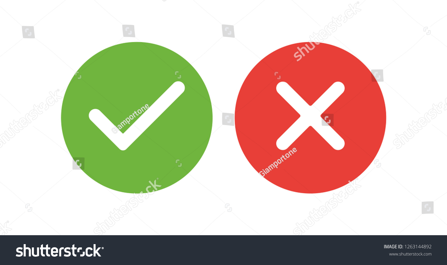 Check Marks Vector Icons: vector de stock (libre de regalías ...