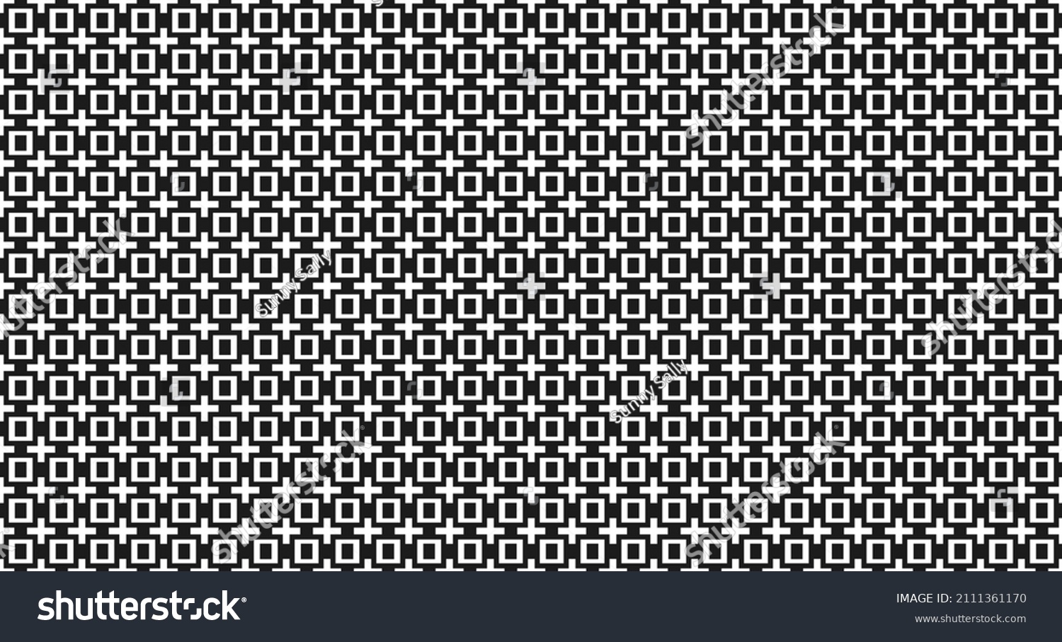 Check Pattern Black White Background Stock Vector (Royalty Free ...