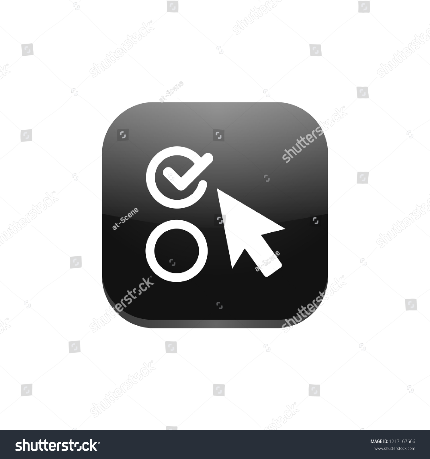 Checkbox App Icon Stock Vector (Royalty Free) 1217167666 | Shutterstock