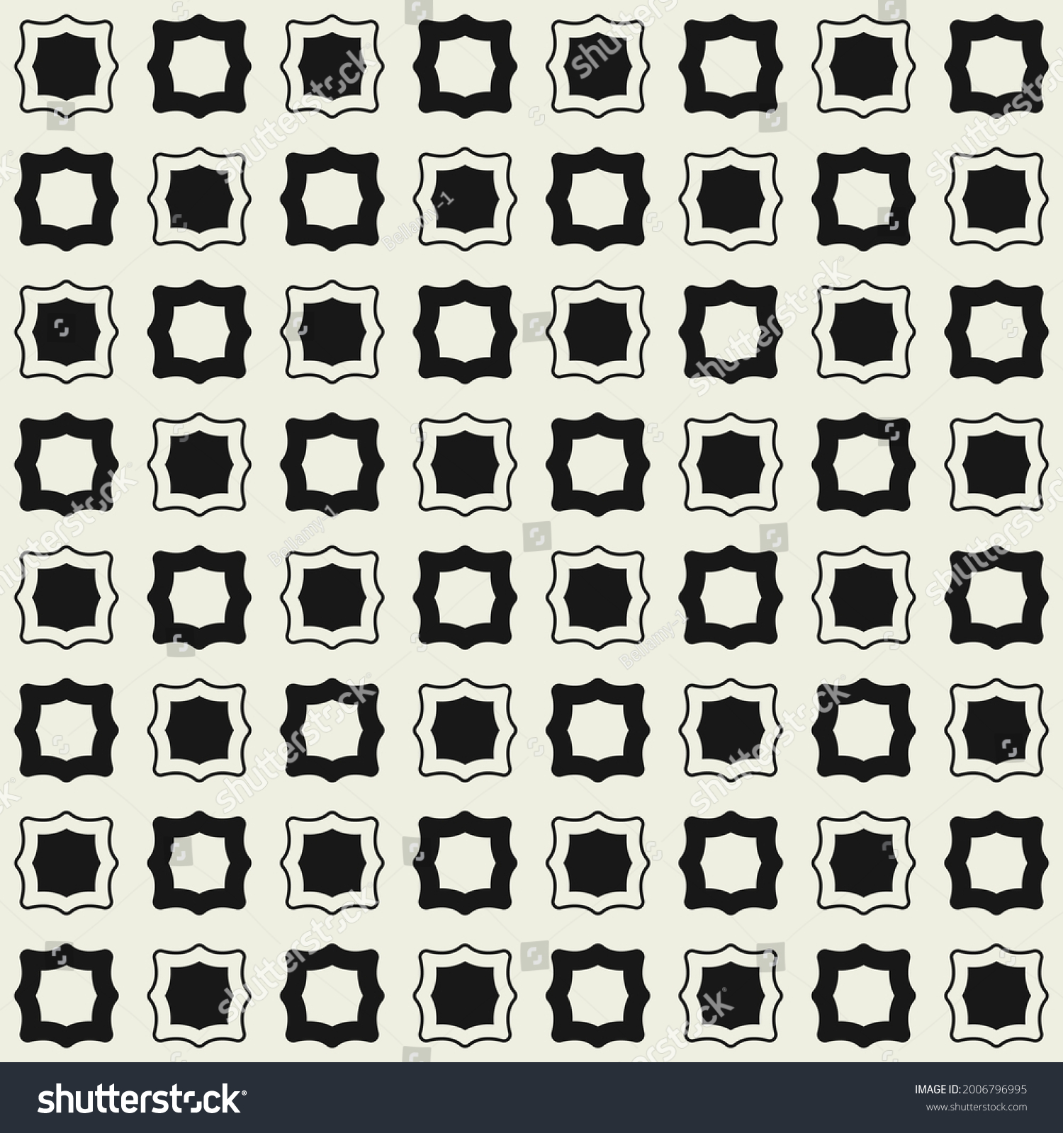 Checker Squared Shapes Pattern Vector Simple Stock Vector (Royalty Free ...