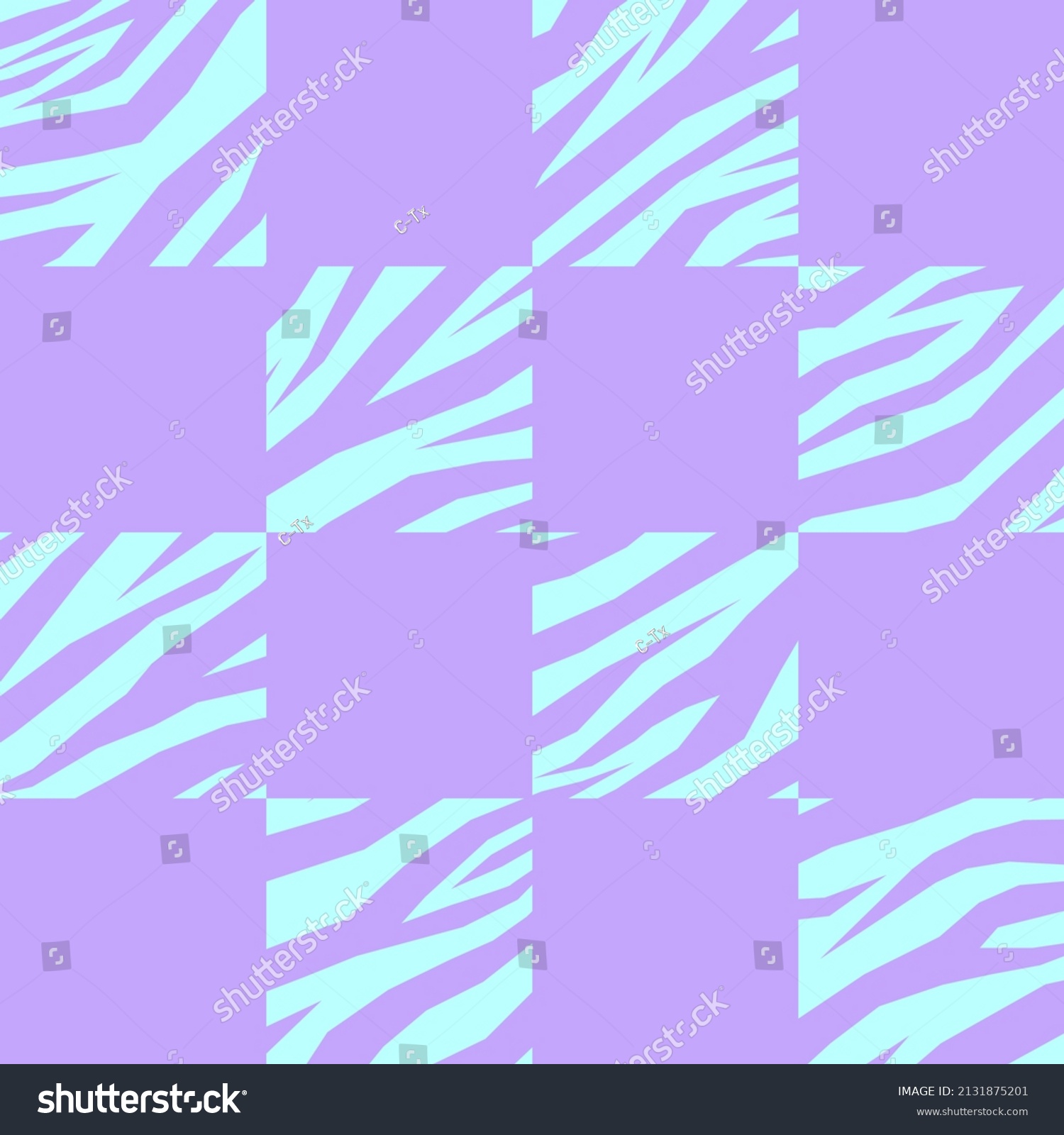 Checkered Animal Print Pattern Candy Colors Stock Vector (Royalty Free ...