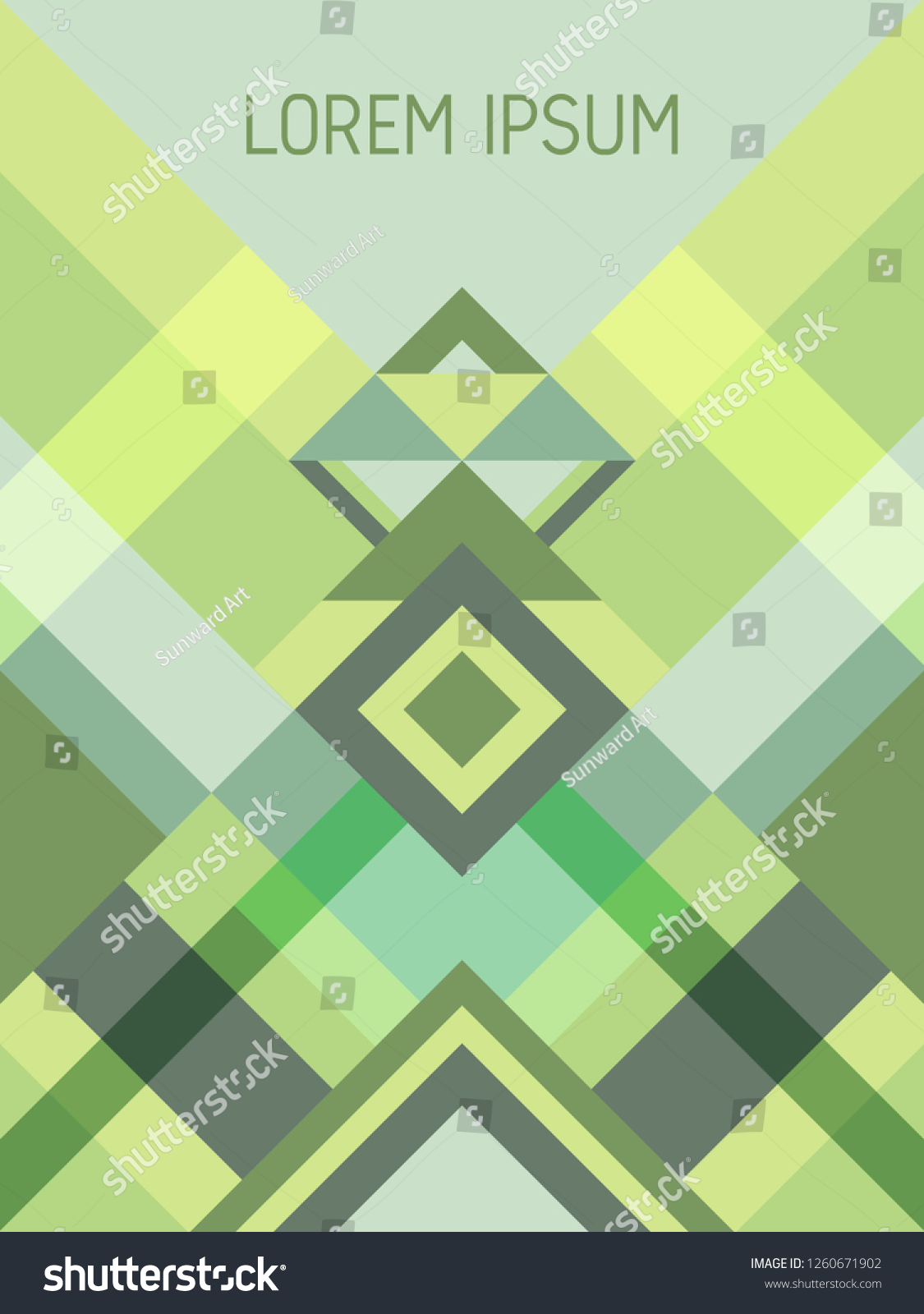 Checkered Cover Page Layout Vector Template Stock Vector (Royalty Free ...