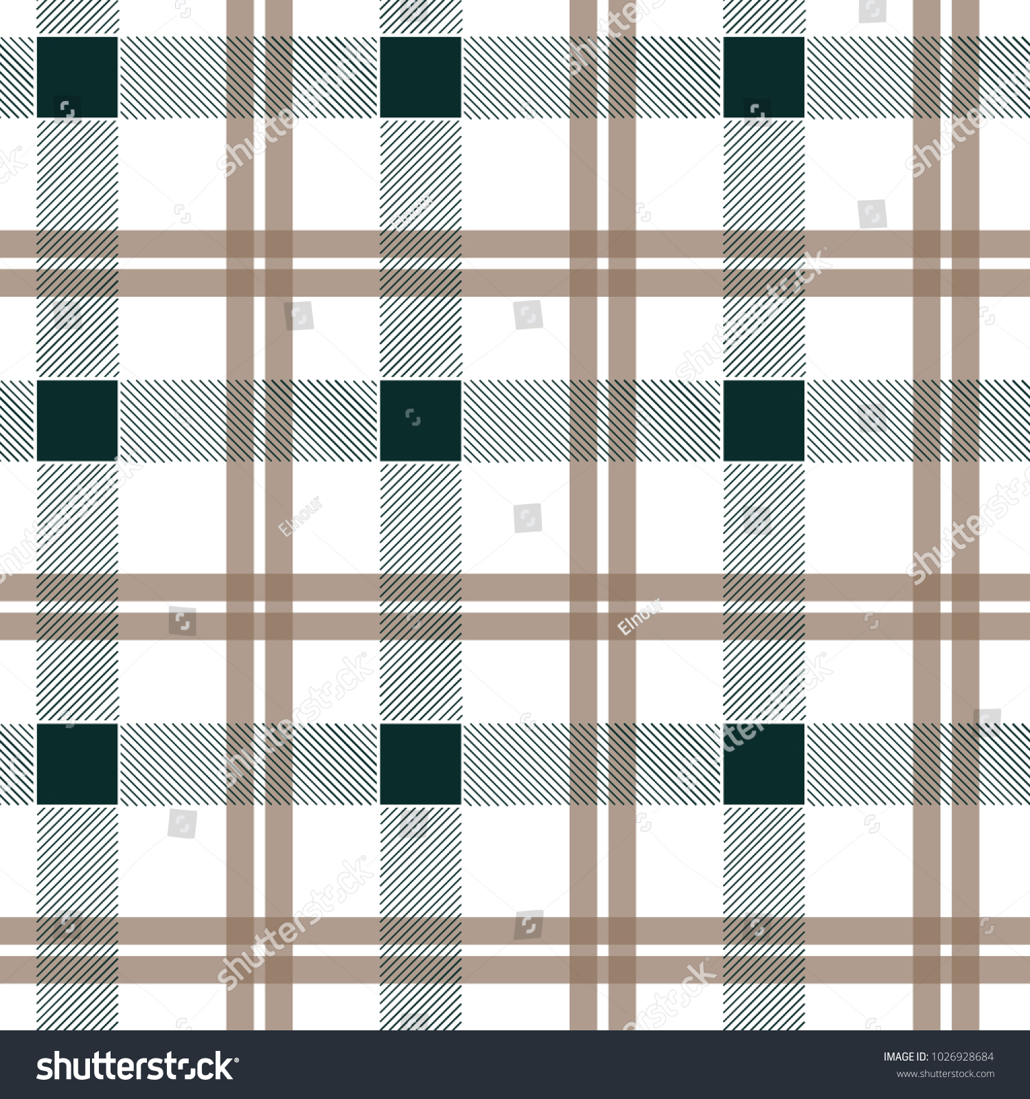 Checkered Diagonal Plaid Seamless Pattern Vector Stock Vector (Royalty ...