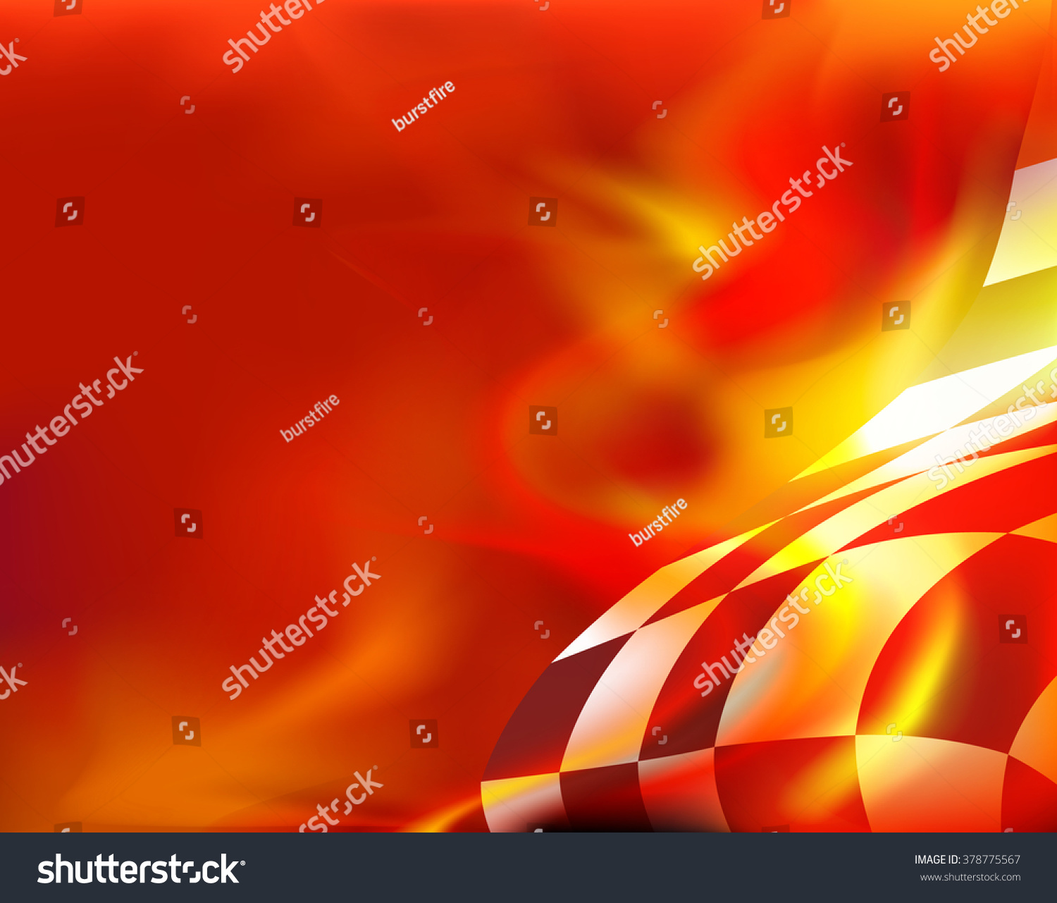 Checkered Flag Background Red Flames: เวกเตอร์สต็อก (ปลอดค่าลิขสิทธิ์ ...