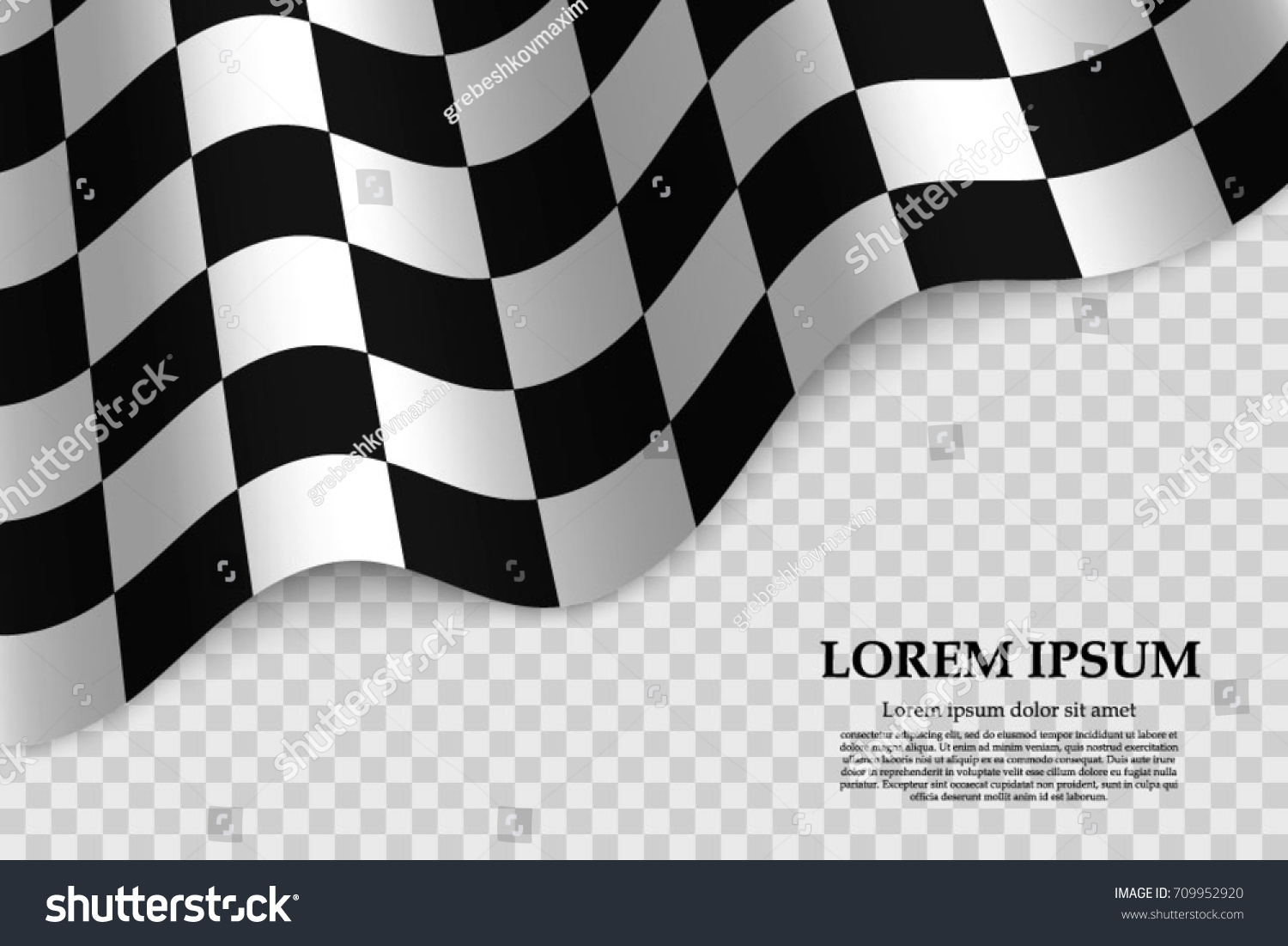 Checkered Flag Background Race Flag Design Stock Vector (Royalty Free ...