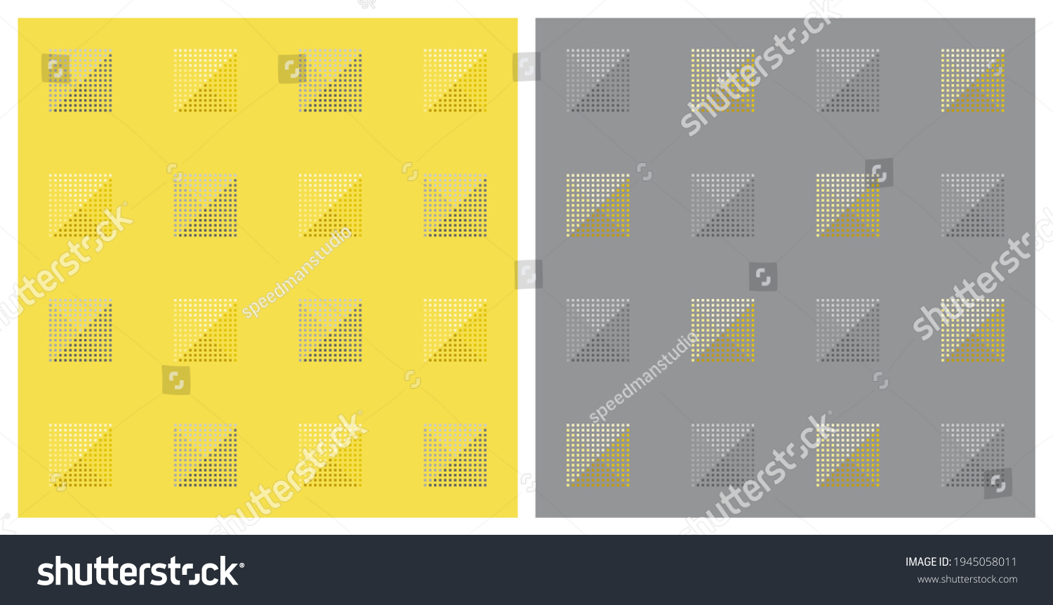 Checkered Pattern Pixel Dots Pyramid Shape Stock Vector (Royalty Free ...