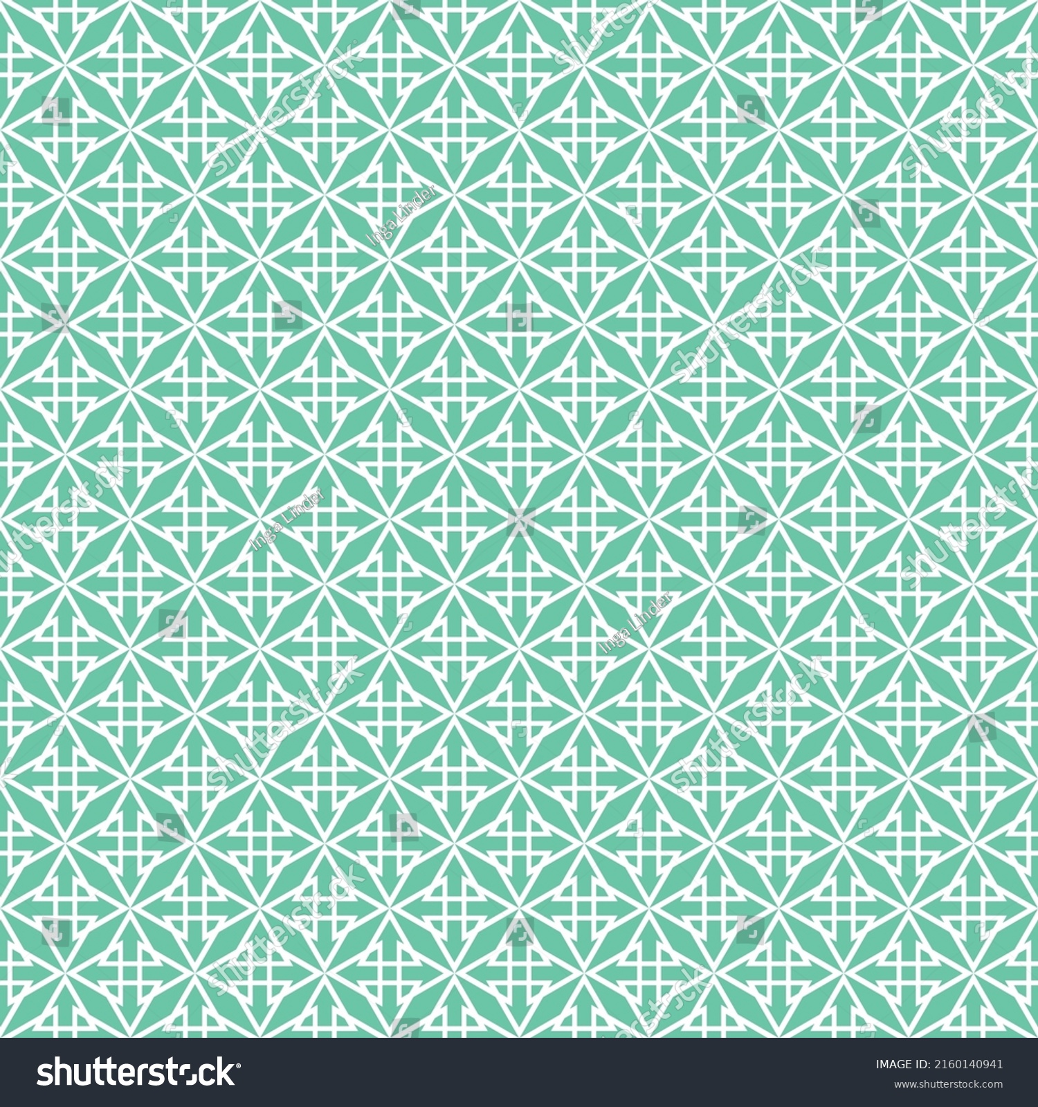 Checkered Tile Vector Pattern Mint Blue Stock Vector (Royalty Free ...