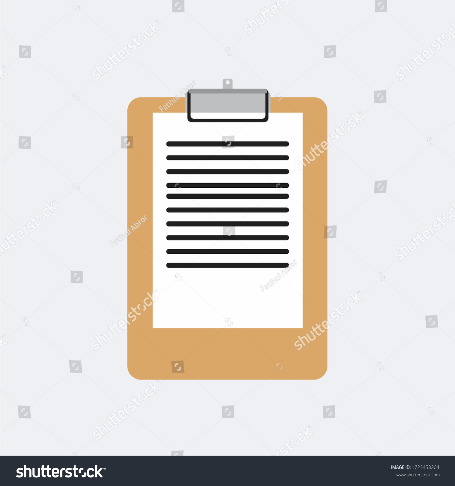 Checklist Board Icon Vector Illustration Stock Vector (Royalty Free ...