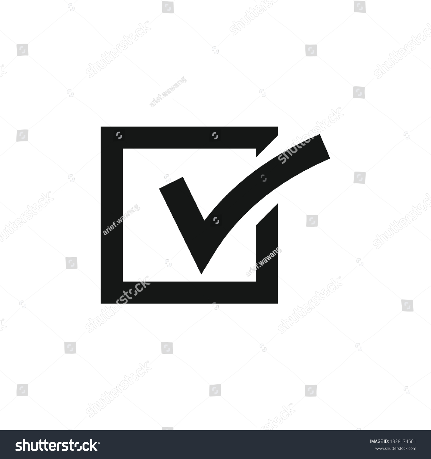 Checklist Icon Symbol Stock Vector (Royalty Free) 1328174561 | Shutterstock
