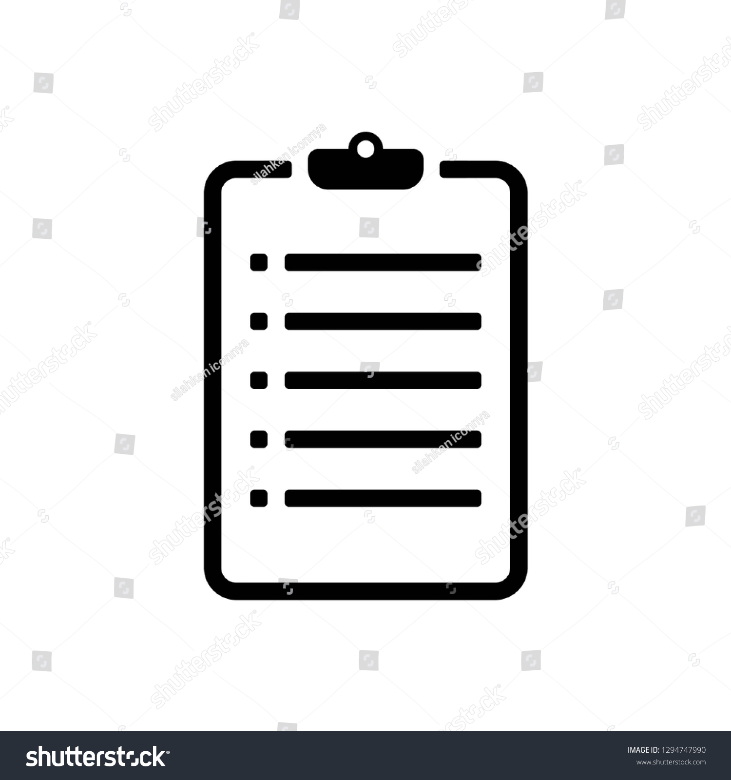 Checklist Icon Symbol Vector: เวกเตอร์สต็อก (ปลอดค่าลิขสิทธิ์ ...