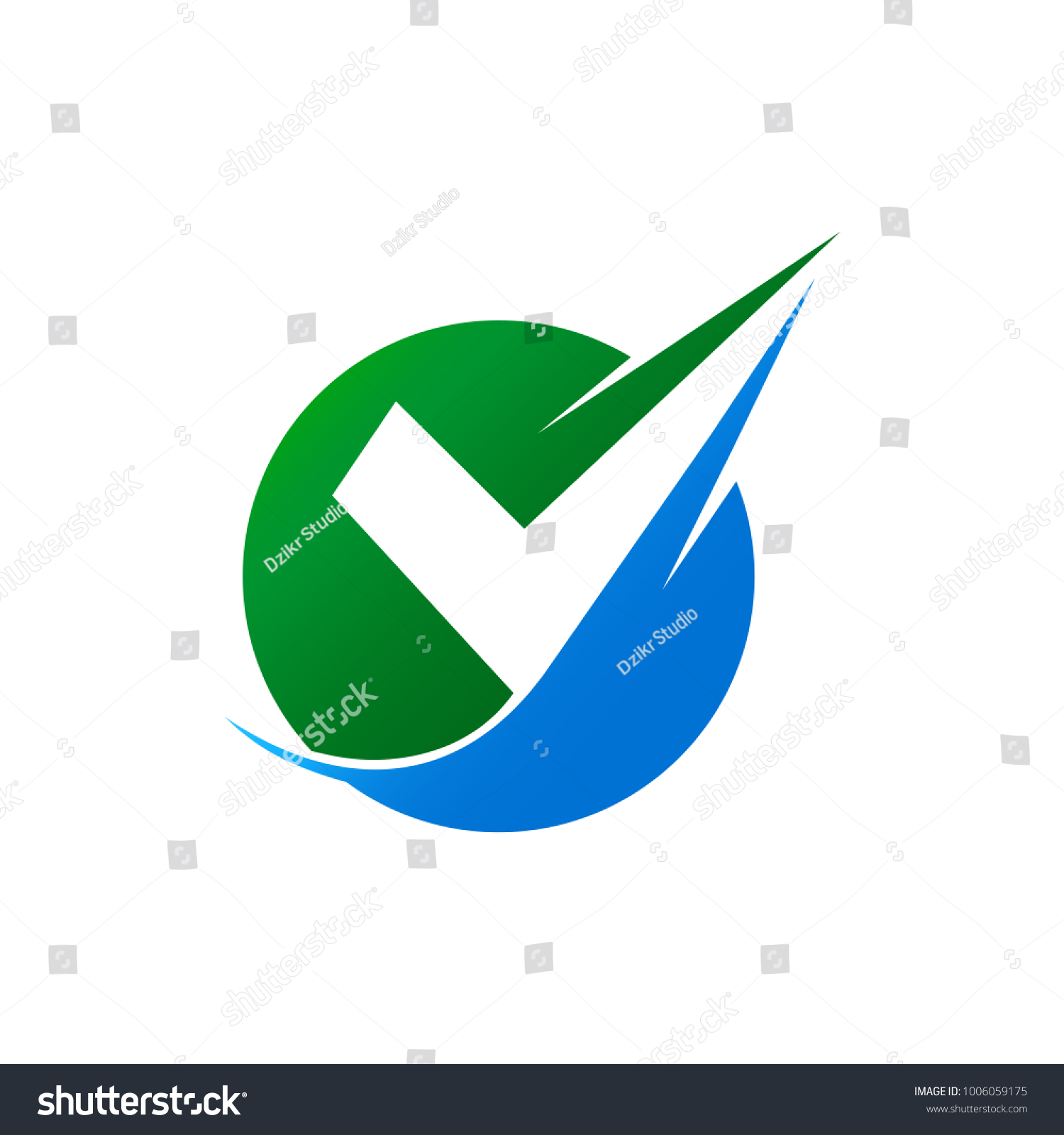 Checklist Circle Logo Stock Vector (Royalty Free) 1006059175 | Shutterstock