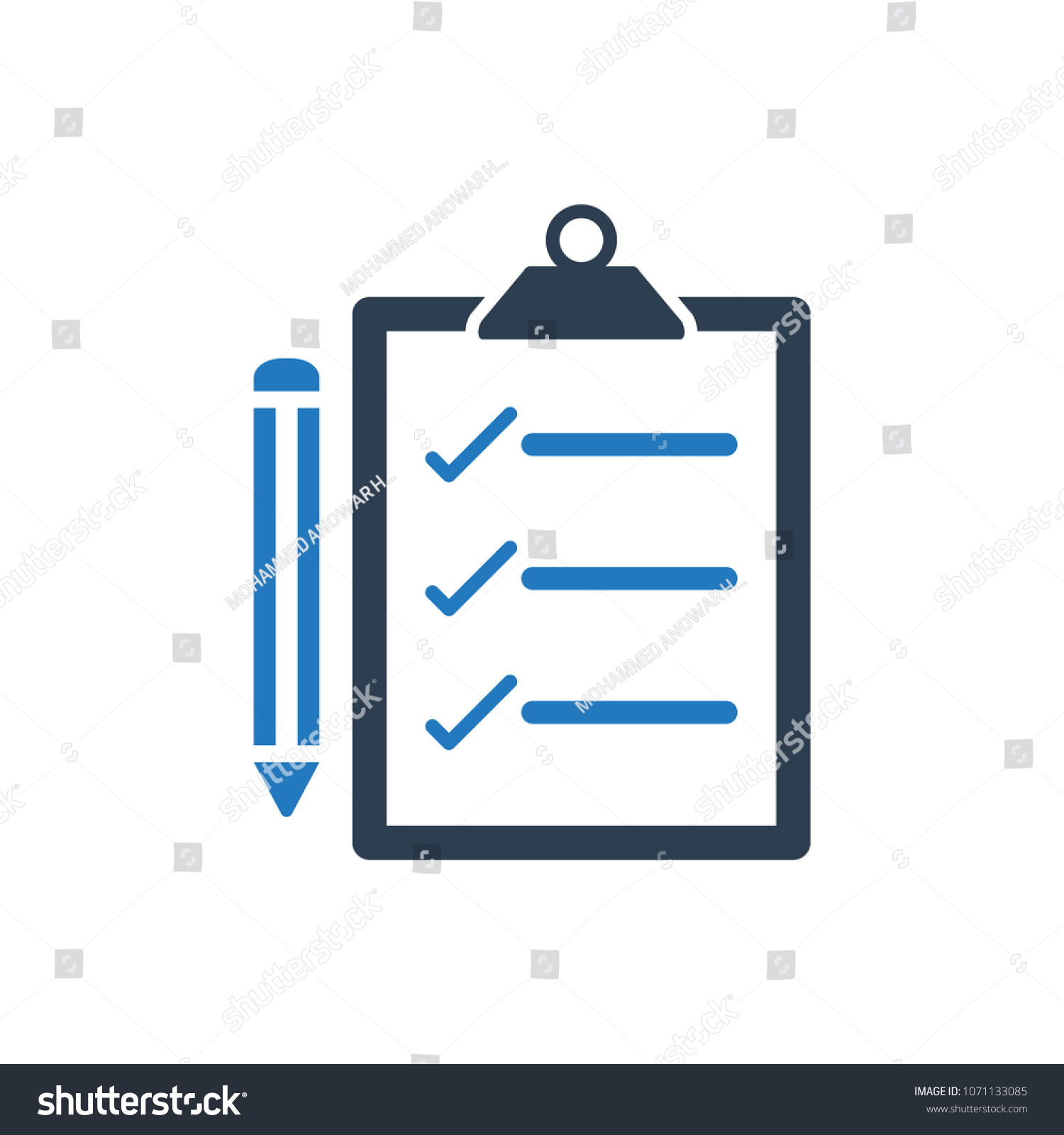Checklist Tracklist Icon Stock Vector (Royalty Free) 1071133085 ...