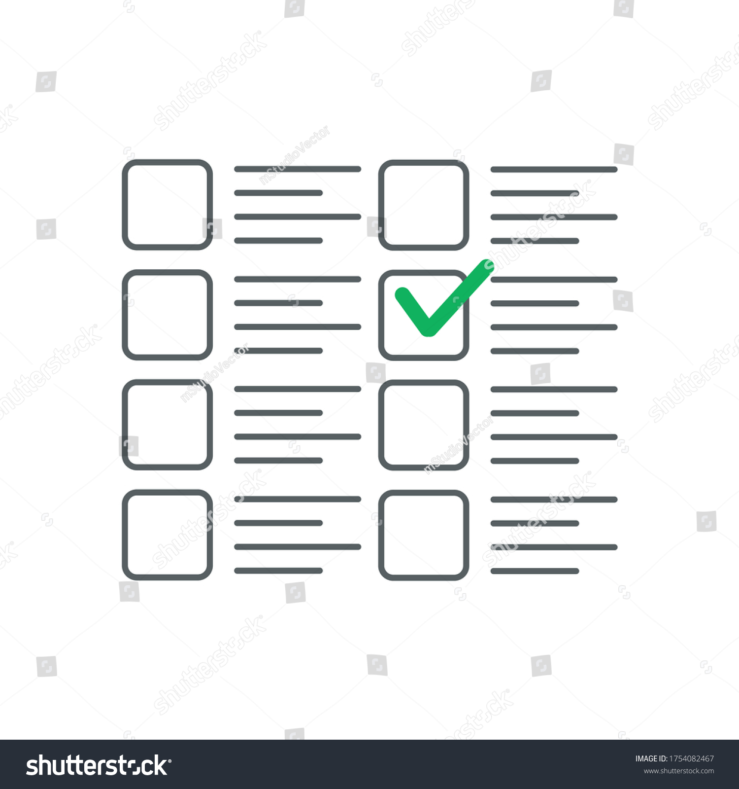 Checklist Tick Marks Check List Exam: เวกเตอร์สต็อก (ปลอดค่าลิขสิทธิ์ ...