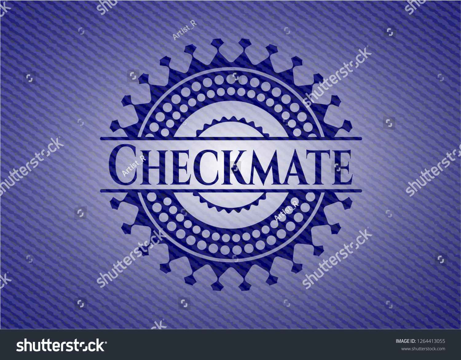 Checkmate Jean Background Stock Vector (Royalty Free) 1264413055 ...