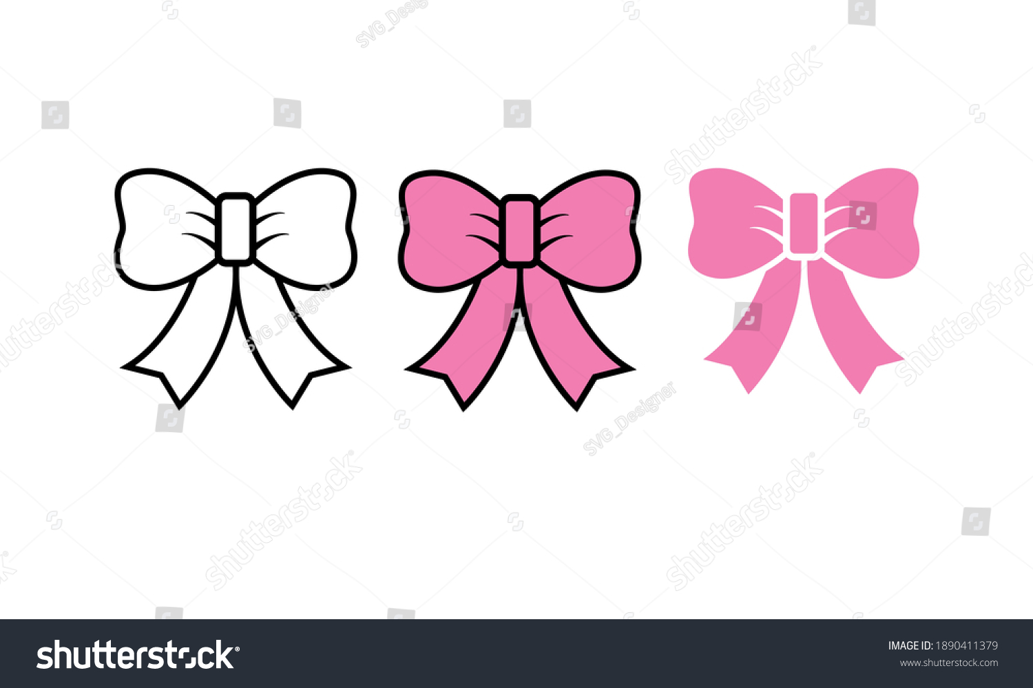 Colorful Animated Cheer Bows