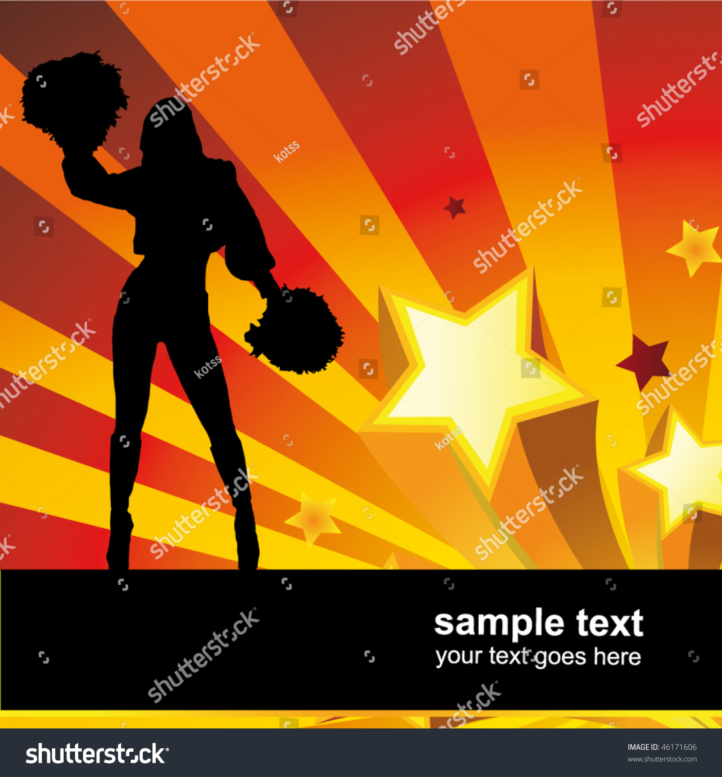 cartel animador: vector de stock (libre de regalías) 46171606 ...