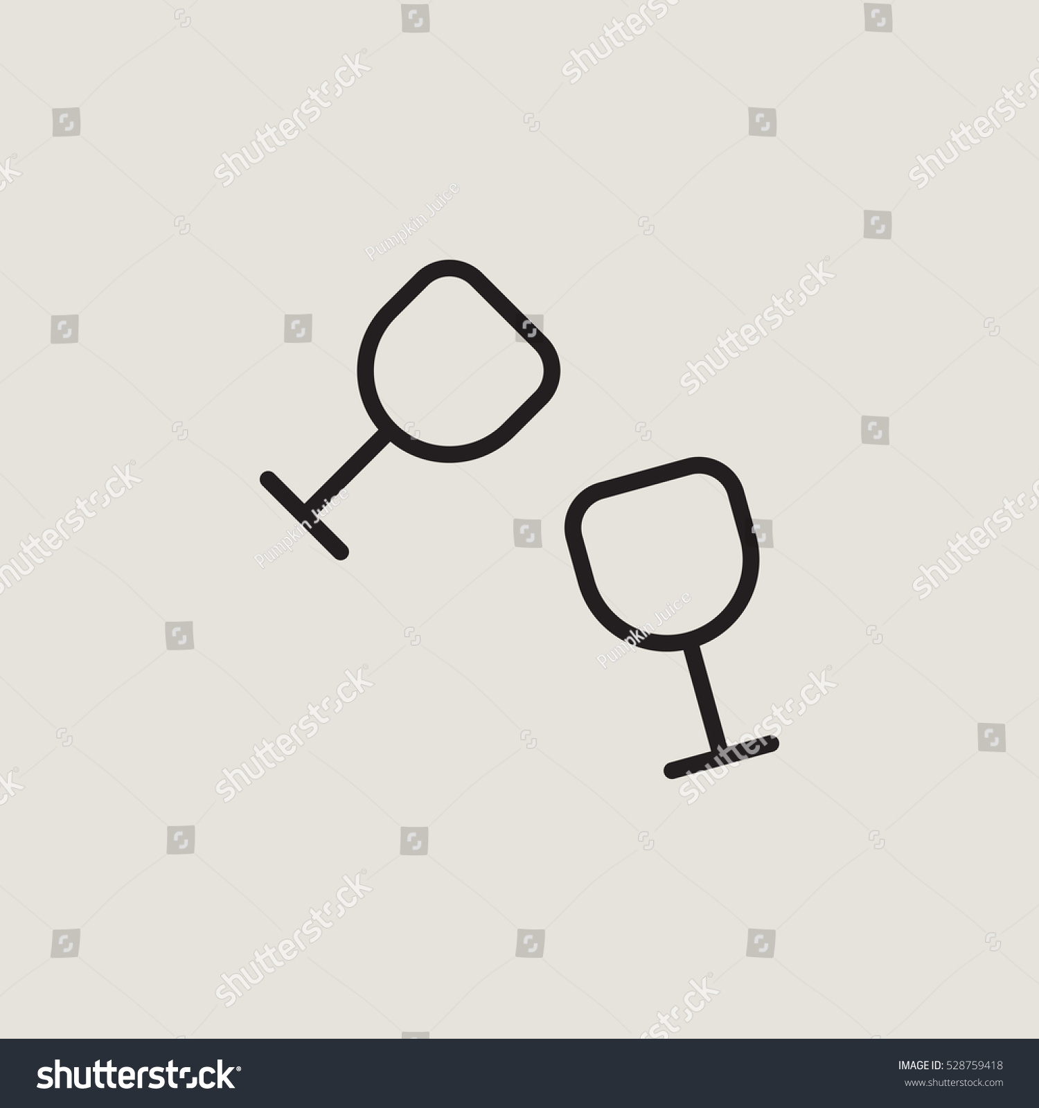 Cheers Outline Vector Icon Stock Vector (Royalty Free) 528759418 ...