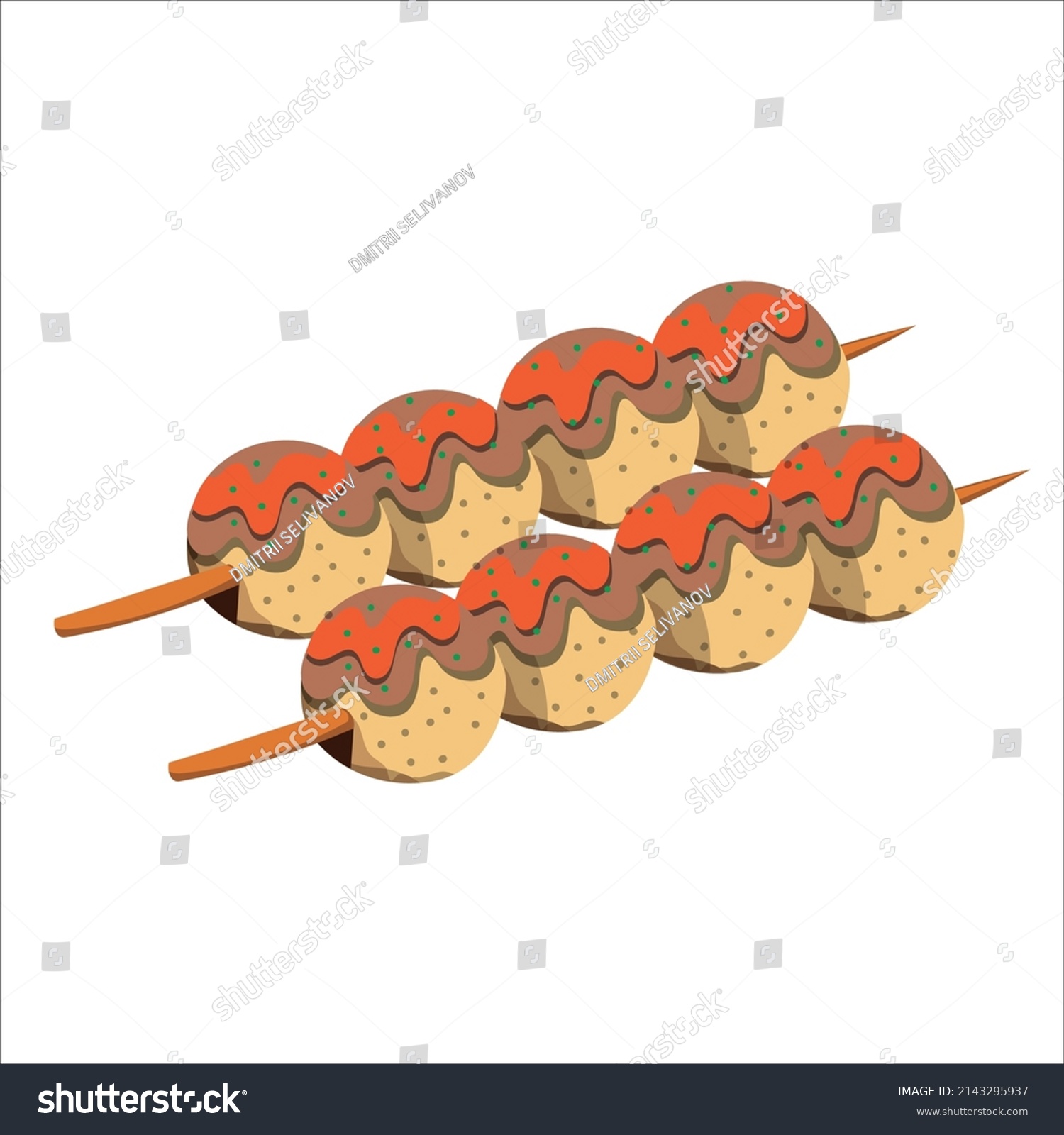 Cheese Balls On Stickvector Stock Vector (Royalty Free) 2143295937 ...