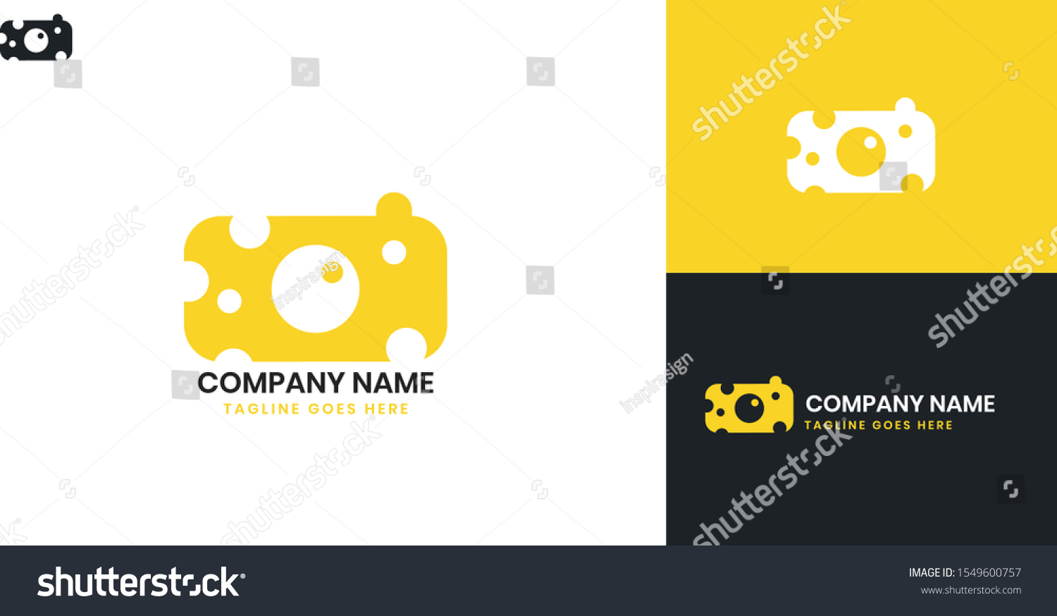 Cheese Logo All Elements On This Stock Vector (Royalty Free) 1549600757 ...