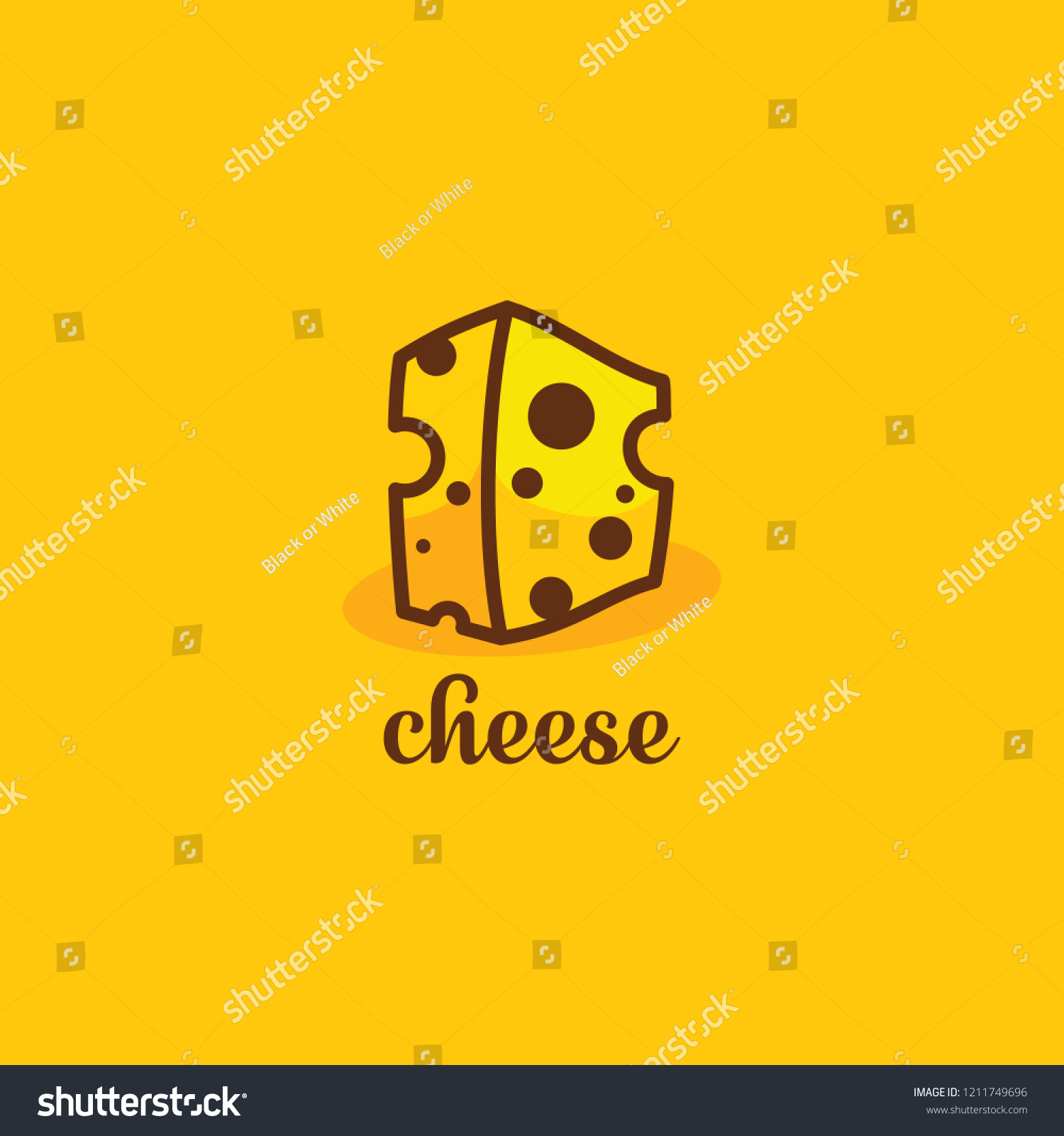 Cheese Logo Design Cheese Logo Vector: เวกเตอร์สต็อก (ปลอดค่าลิขสิทธิ์ ...