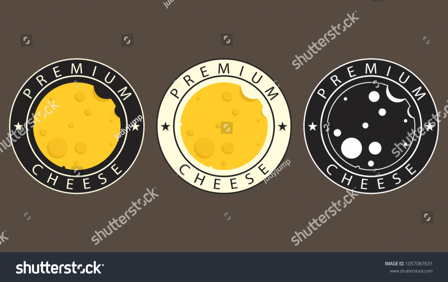 Cheese Logo Design Cheese Vector Logo: เวกเตอร์สต็อก (ปลอดค่าลิขสิทธิ์ ...